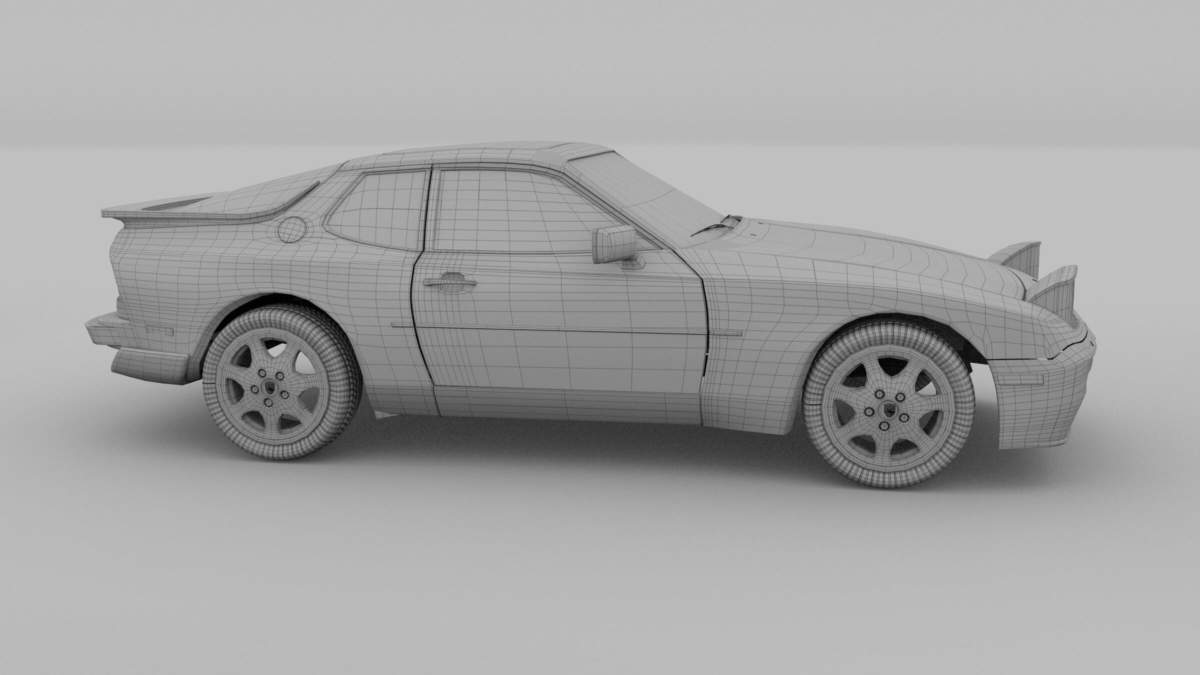 Porsche 944 Turbo Rev - 3D Model by dragosburian