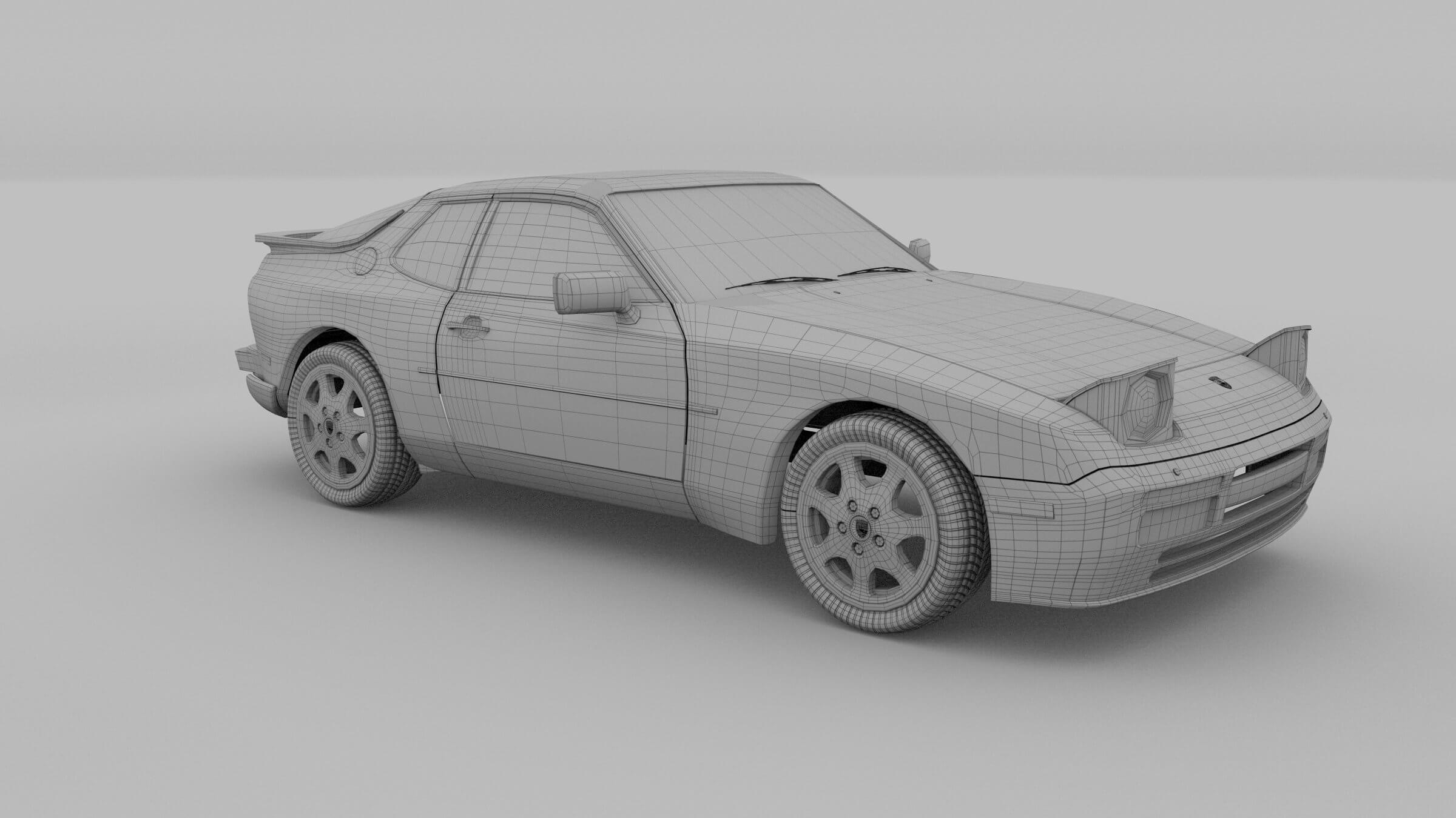 Porsche 944 Turbo Rev - 3D Model by dragosburian