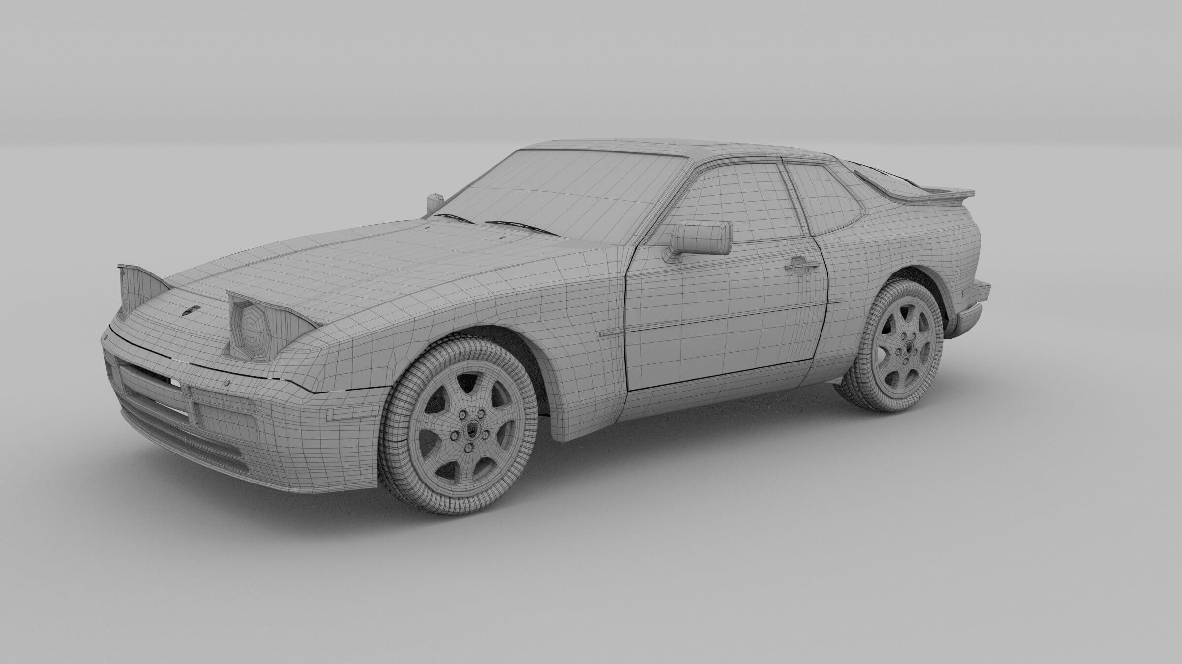 Porsche 944 Turbo Rev - 3D Model by dragosburian