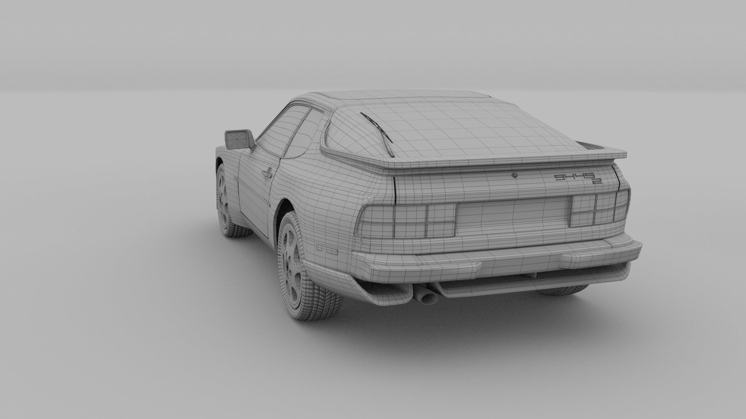 Porsche 944 Turbo S Rev - 3D Model by dragosburian