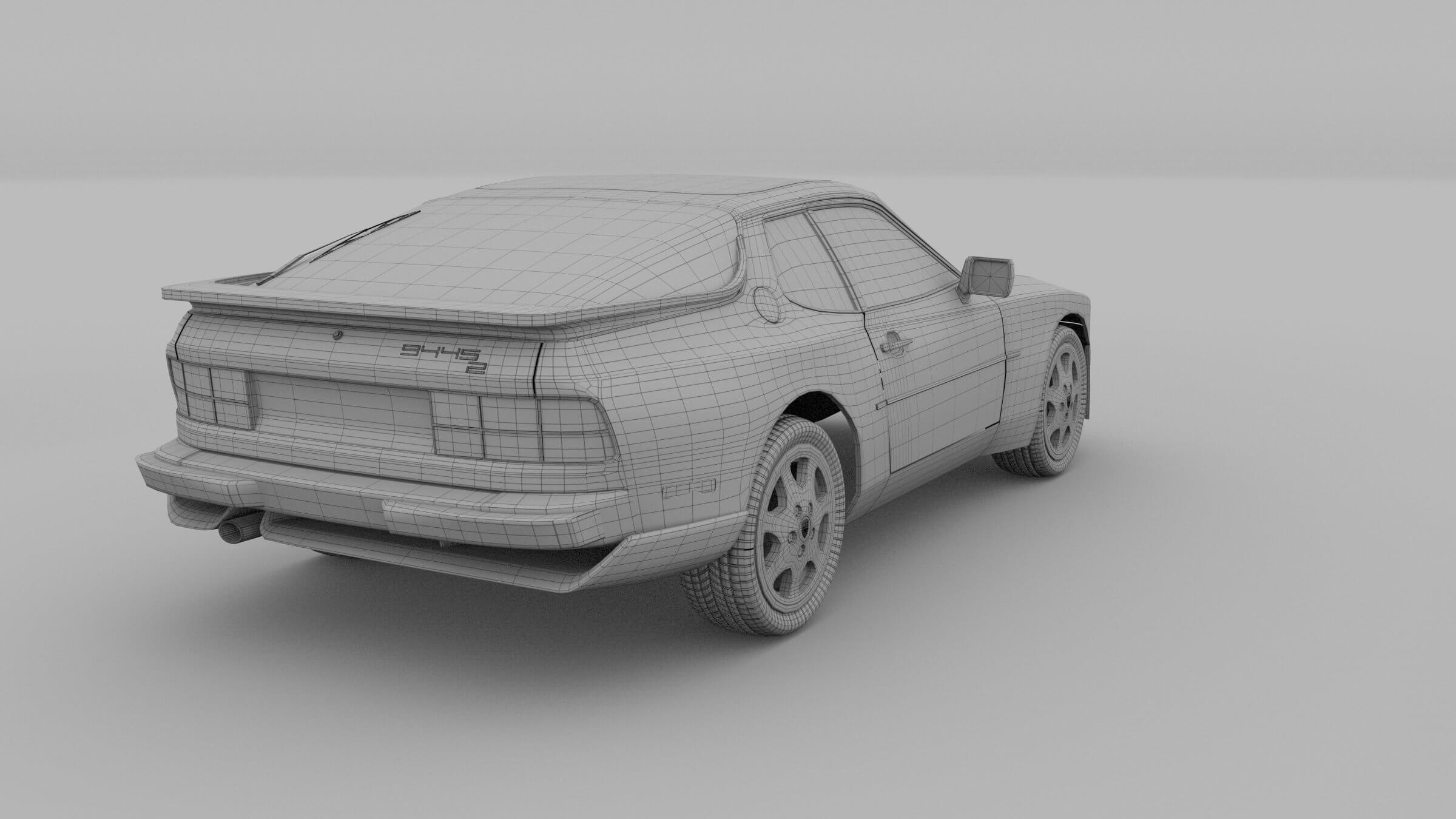 Porsche 944 Turbo S Rev - 3D Model by dragosburian