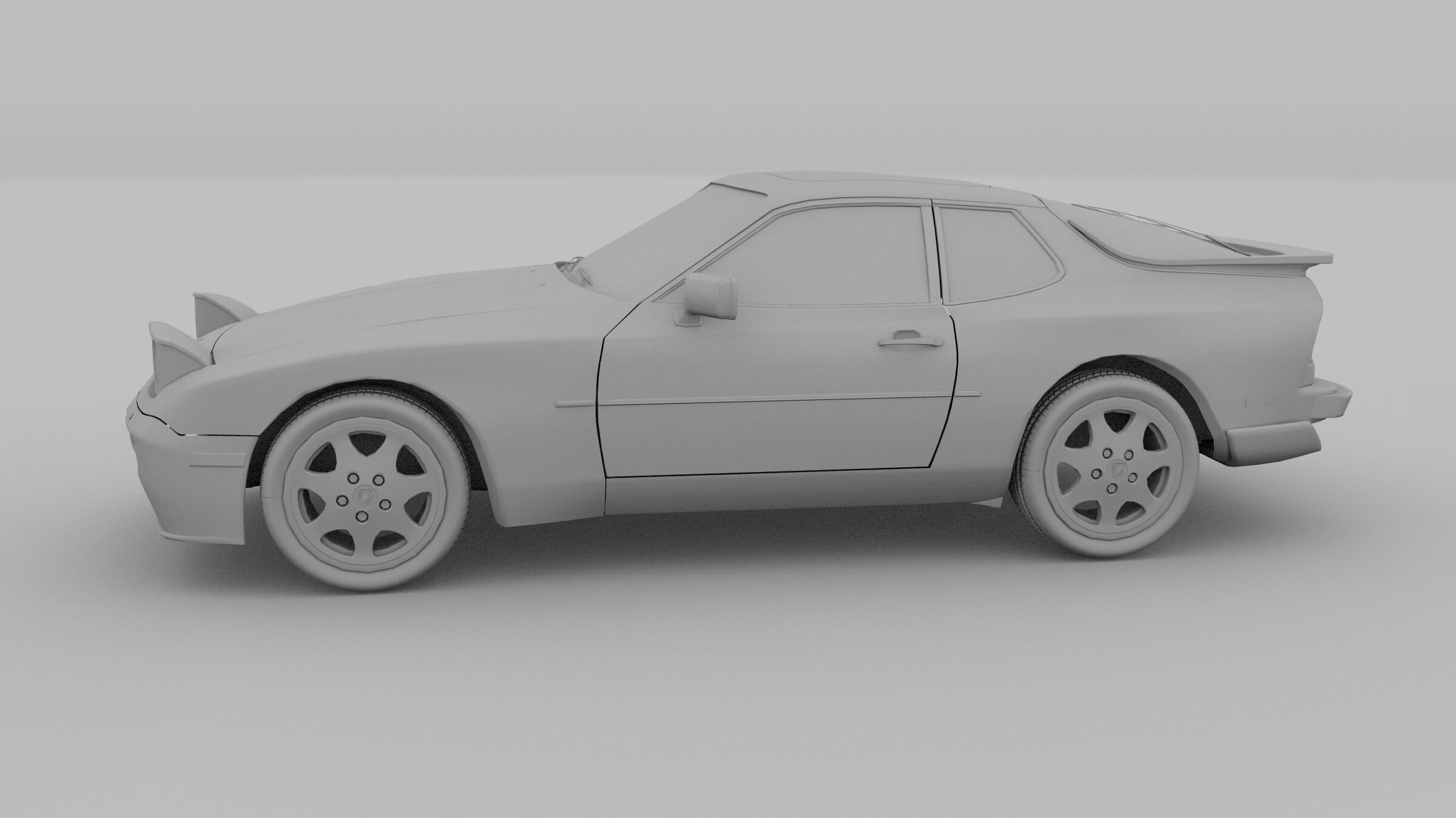 Porsche 944 Turbo - 3D Model by dragosburian