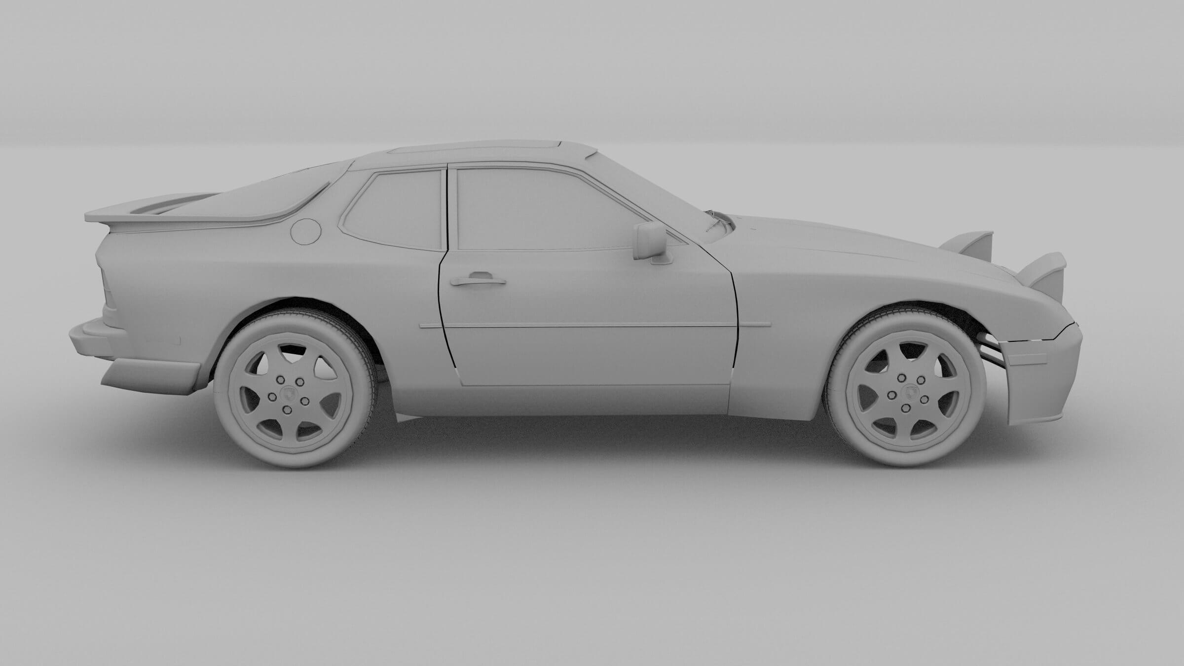 Porsche 944 Turbo - 3D Model by dragosburian