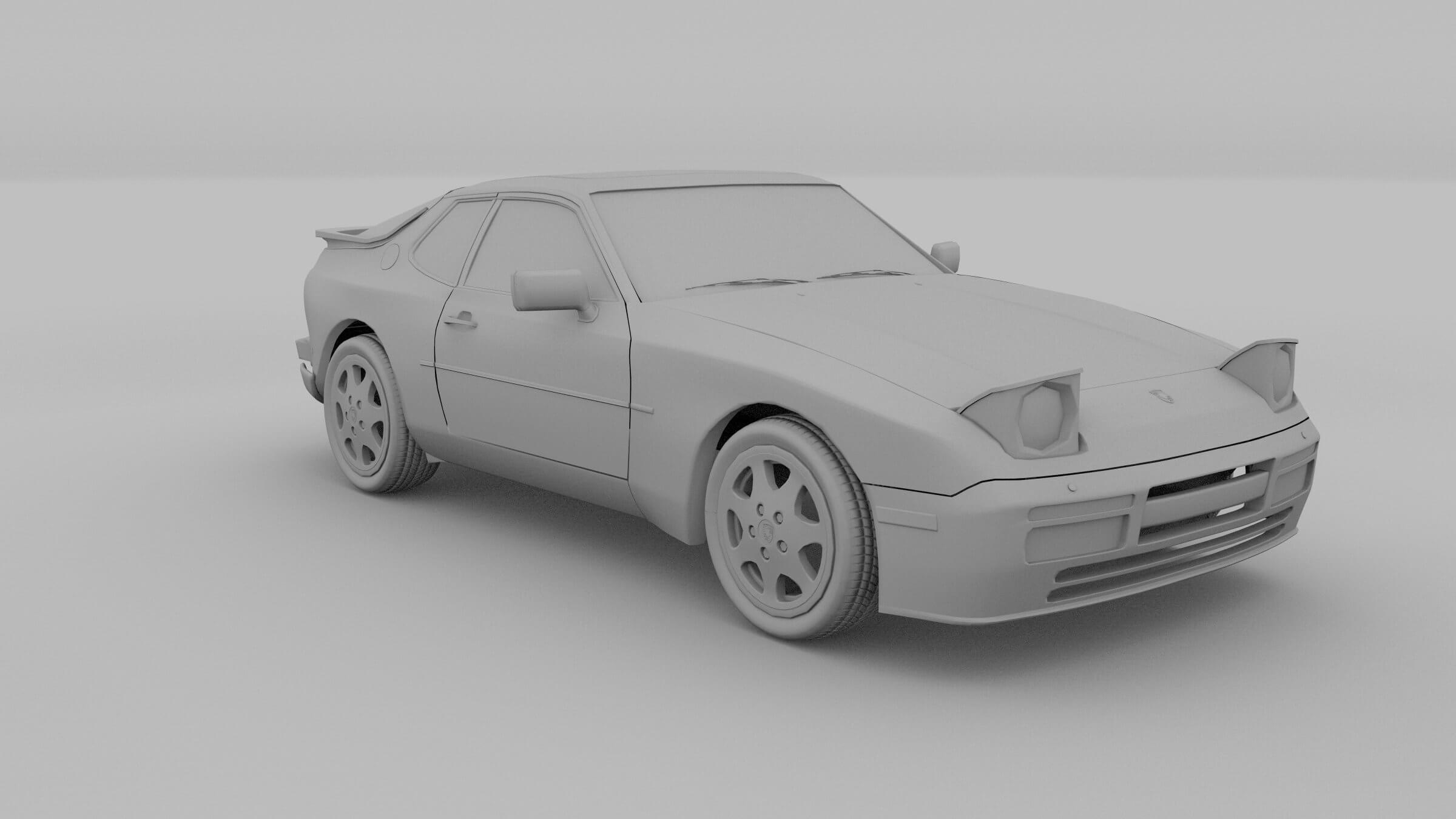 Porsche 944 Turbo - 3D Model by dragosburian
