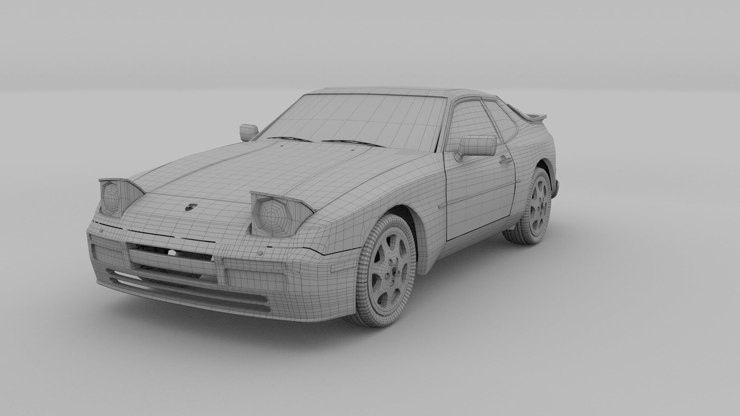 Porsche 944 Turbo - 3D Model by dragosburian