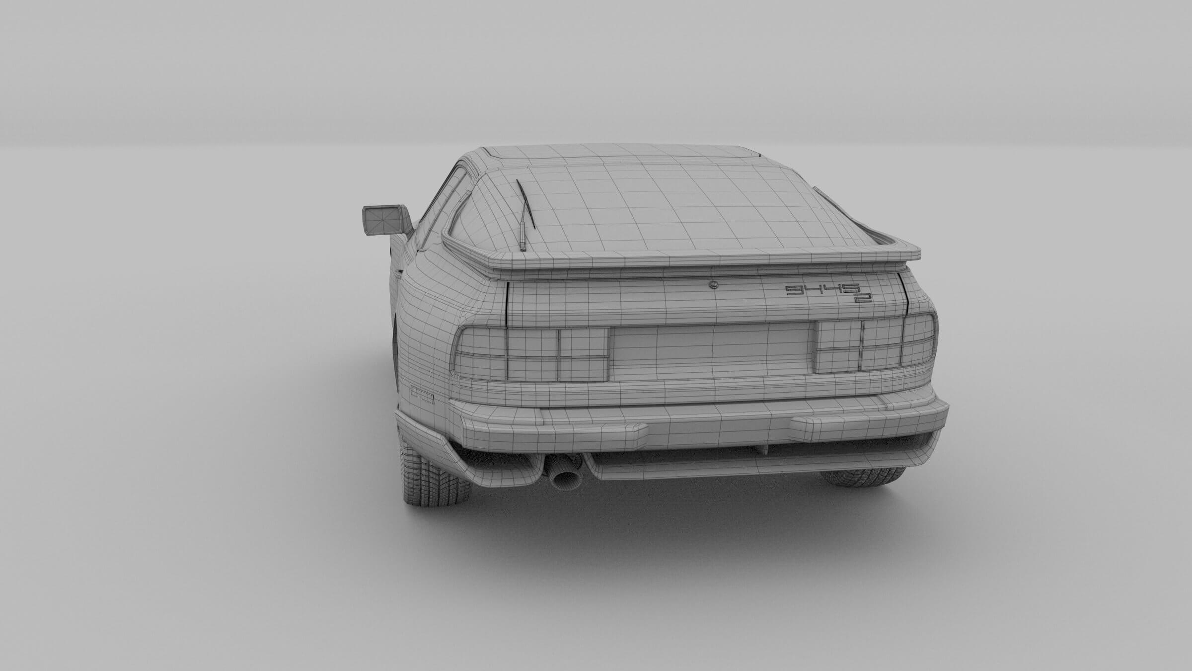 Porsche 944 Turbo - 3D Model by dragosburian