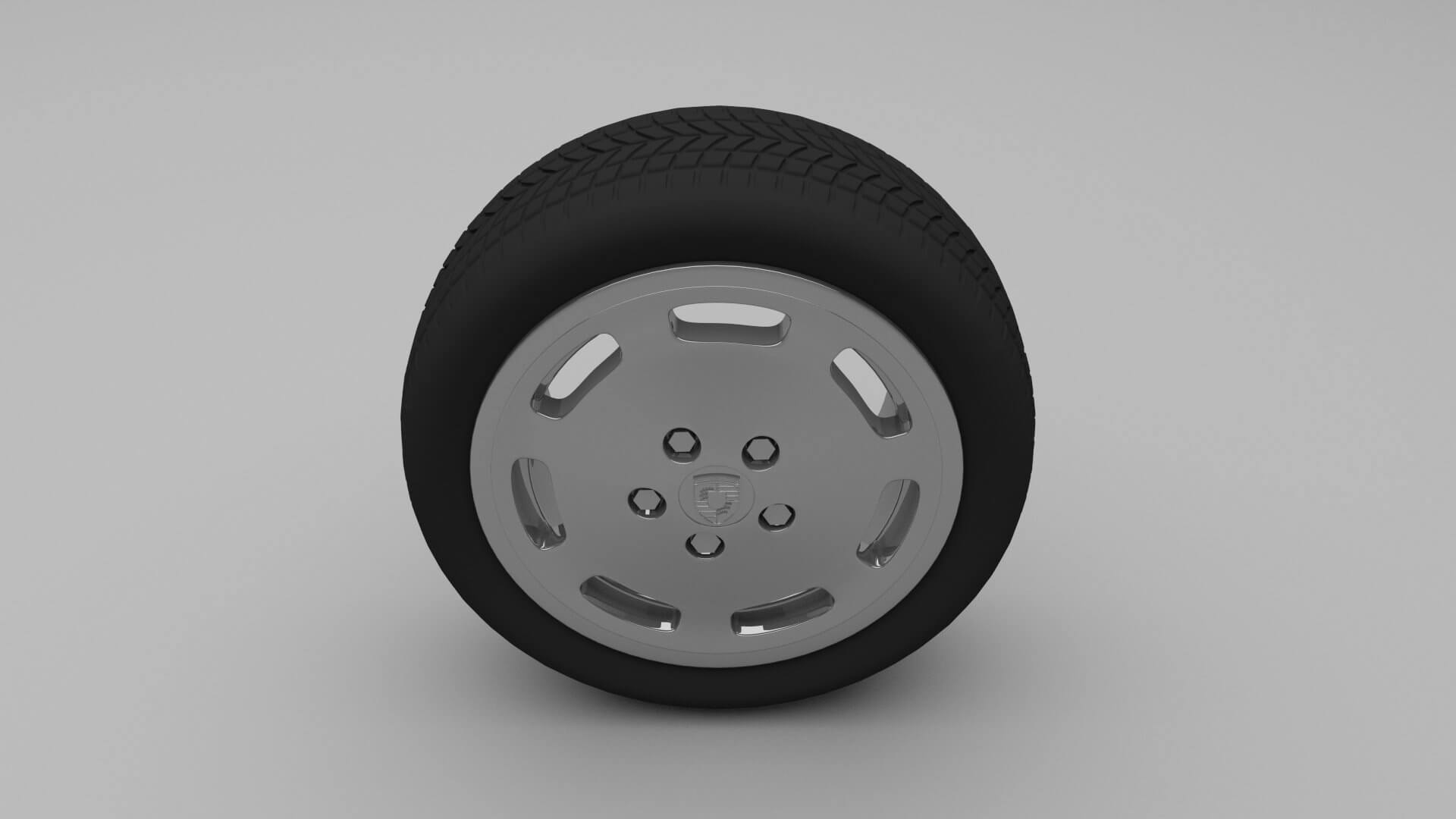 Porsche Wheel V2 - 3D Model by dragosburian