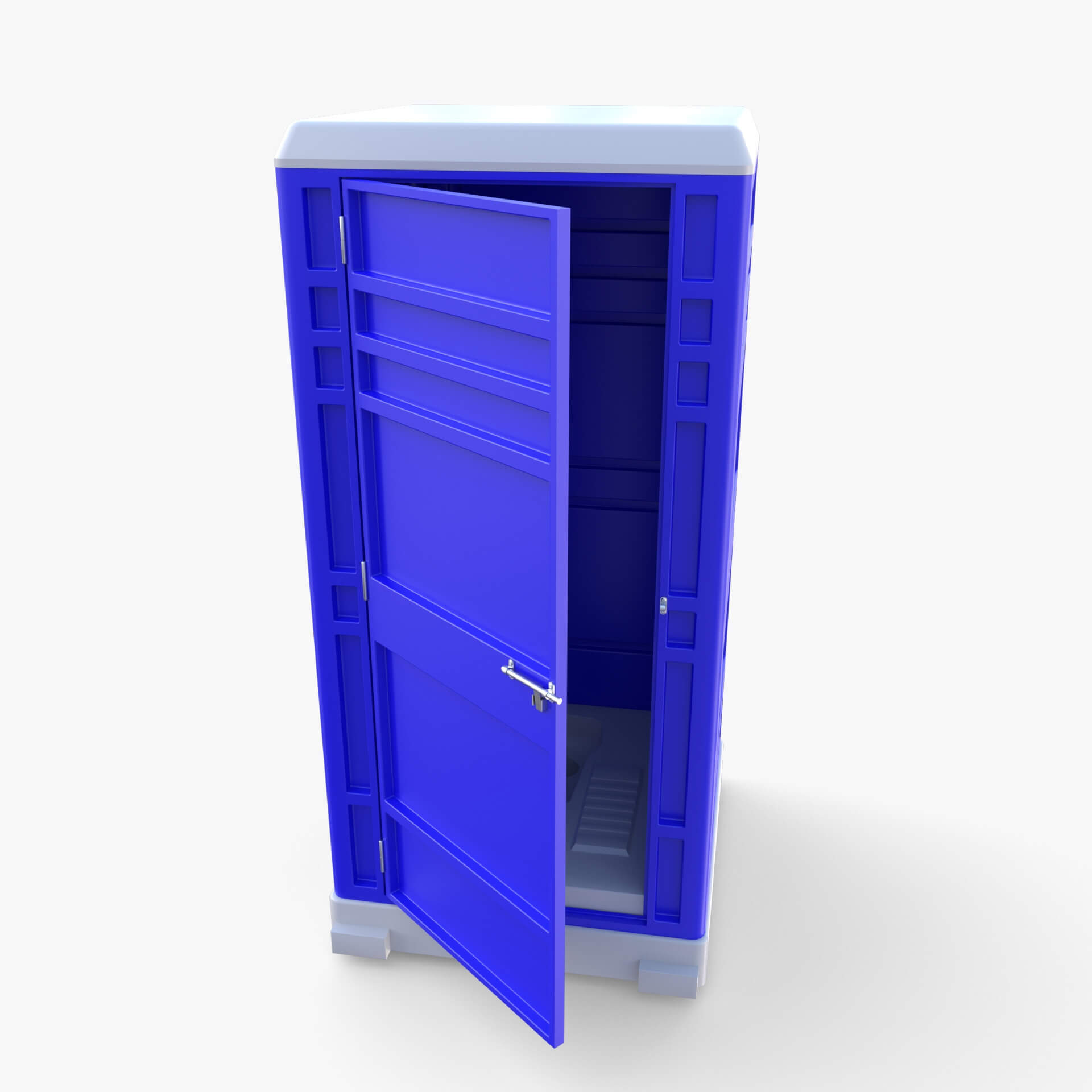Portable Toilet V1 - 3D Model by dragosburian