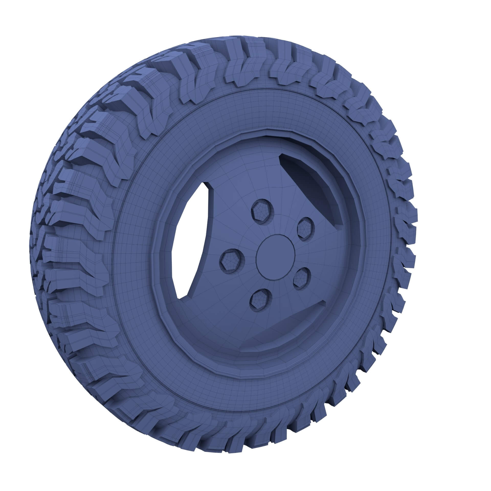 Range Rover Classic Wheel BF Goodrich AT - 3D Model by dragosburian