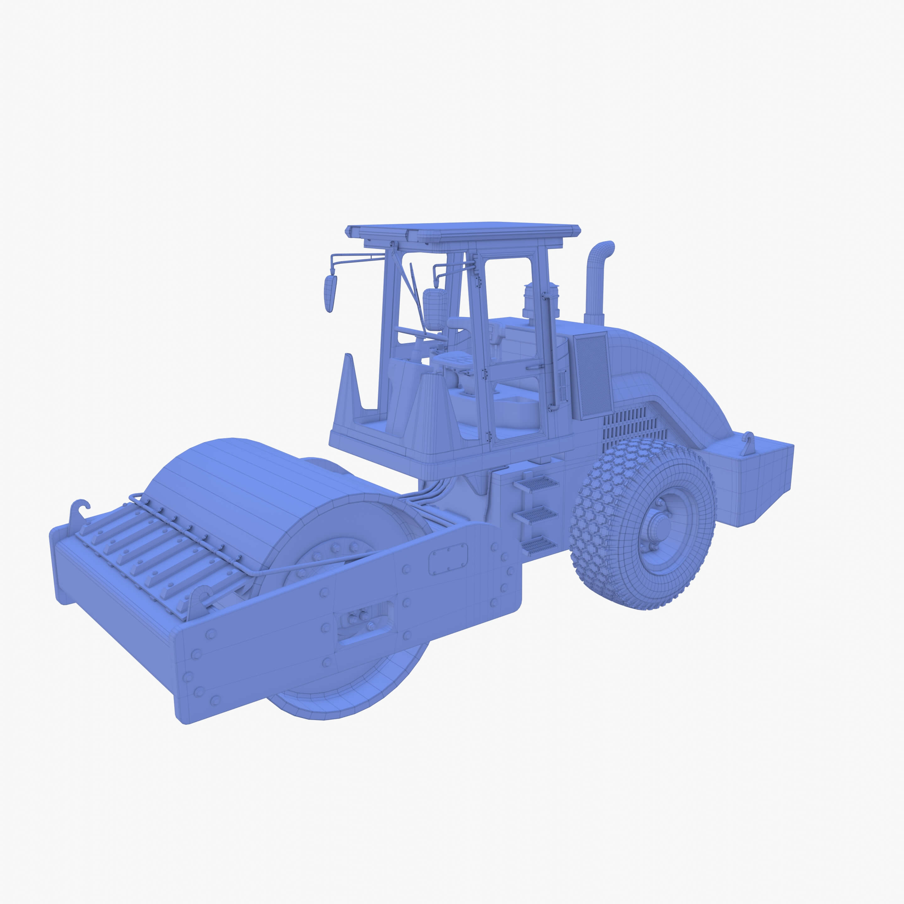 Road Roller V5 - 3D Model by dragosburian