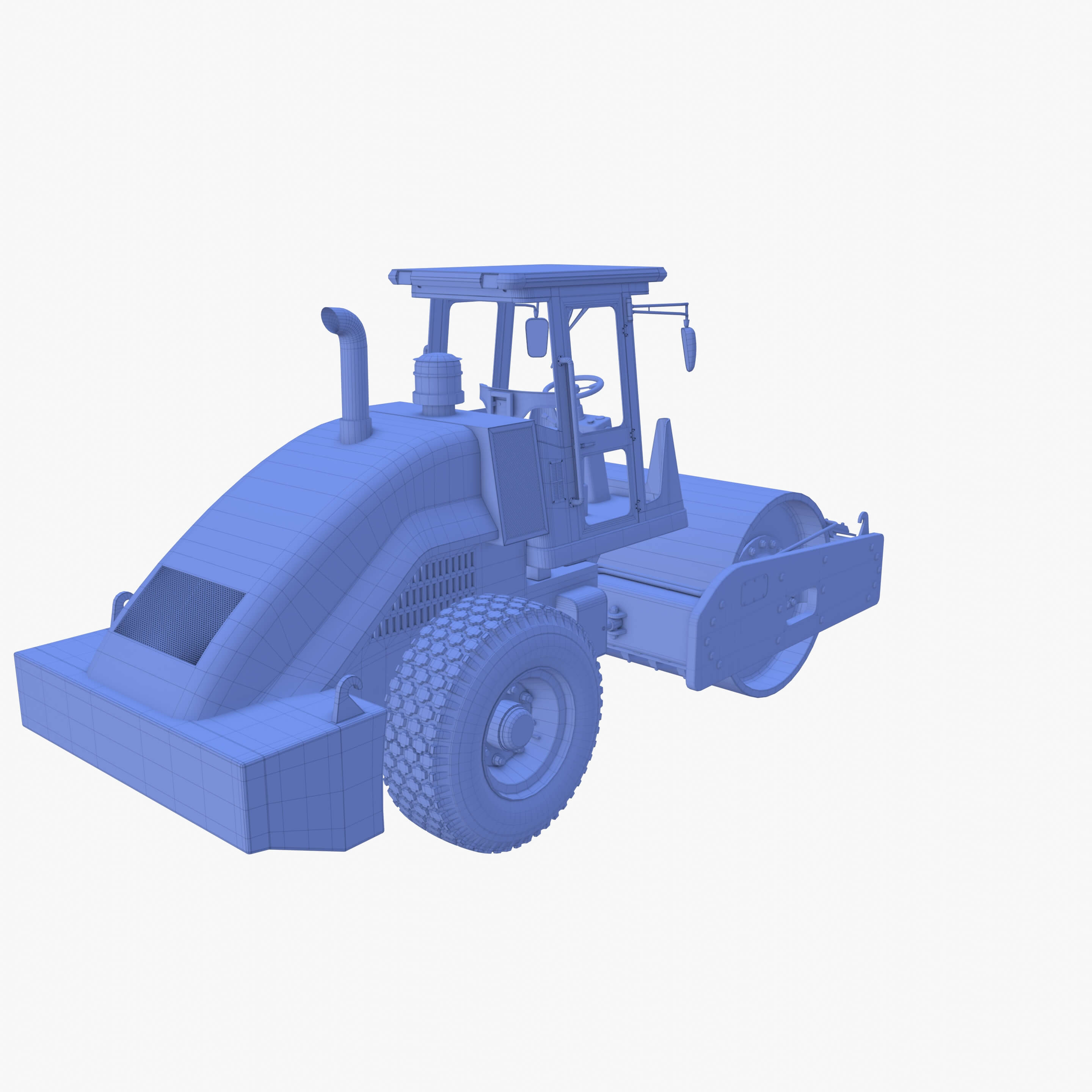 Road Roller V5 - 3D Model by dragosburian