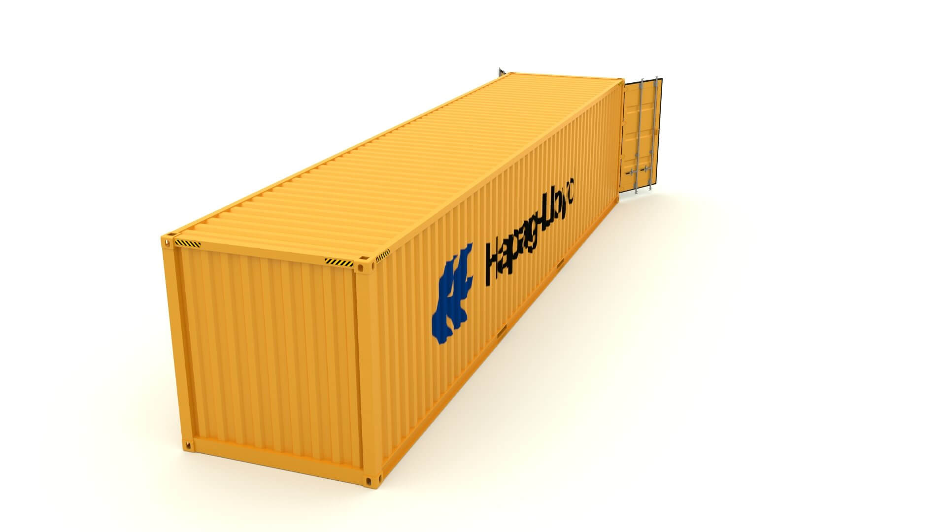 Shipping Container Hapag Lloyd - 3D Model by dragosburian