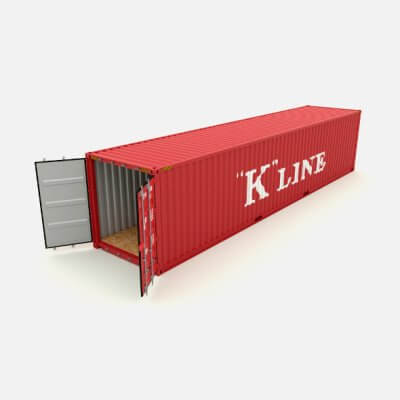 Shipping Container K Line - 3D Model by dragosburian