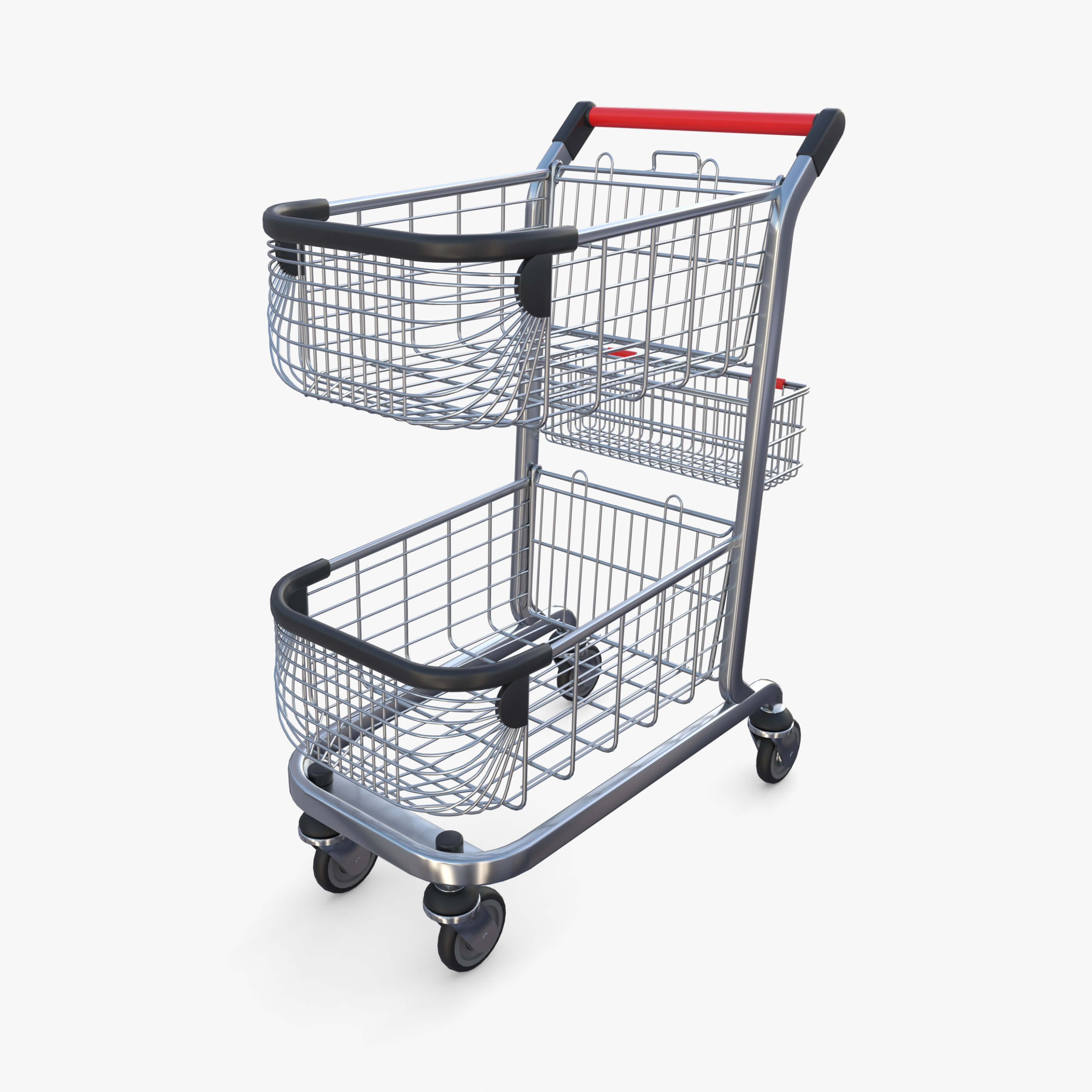 Shopping Cart V11 - 3D Model by dragosburian