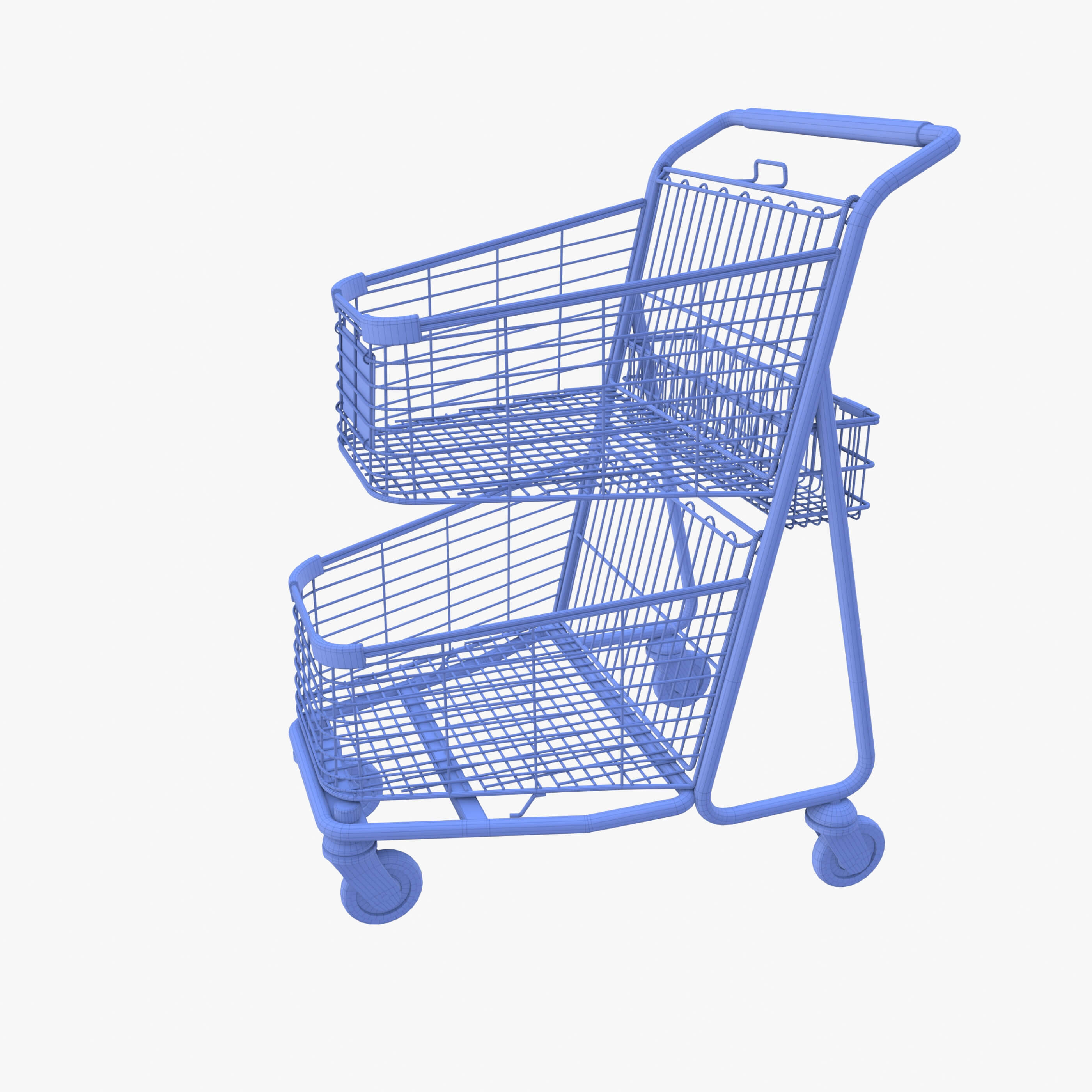 Shopping Cart V3 - 3D Model by dragosburian