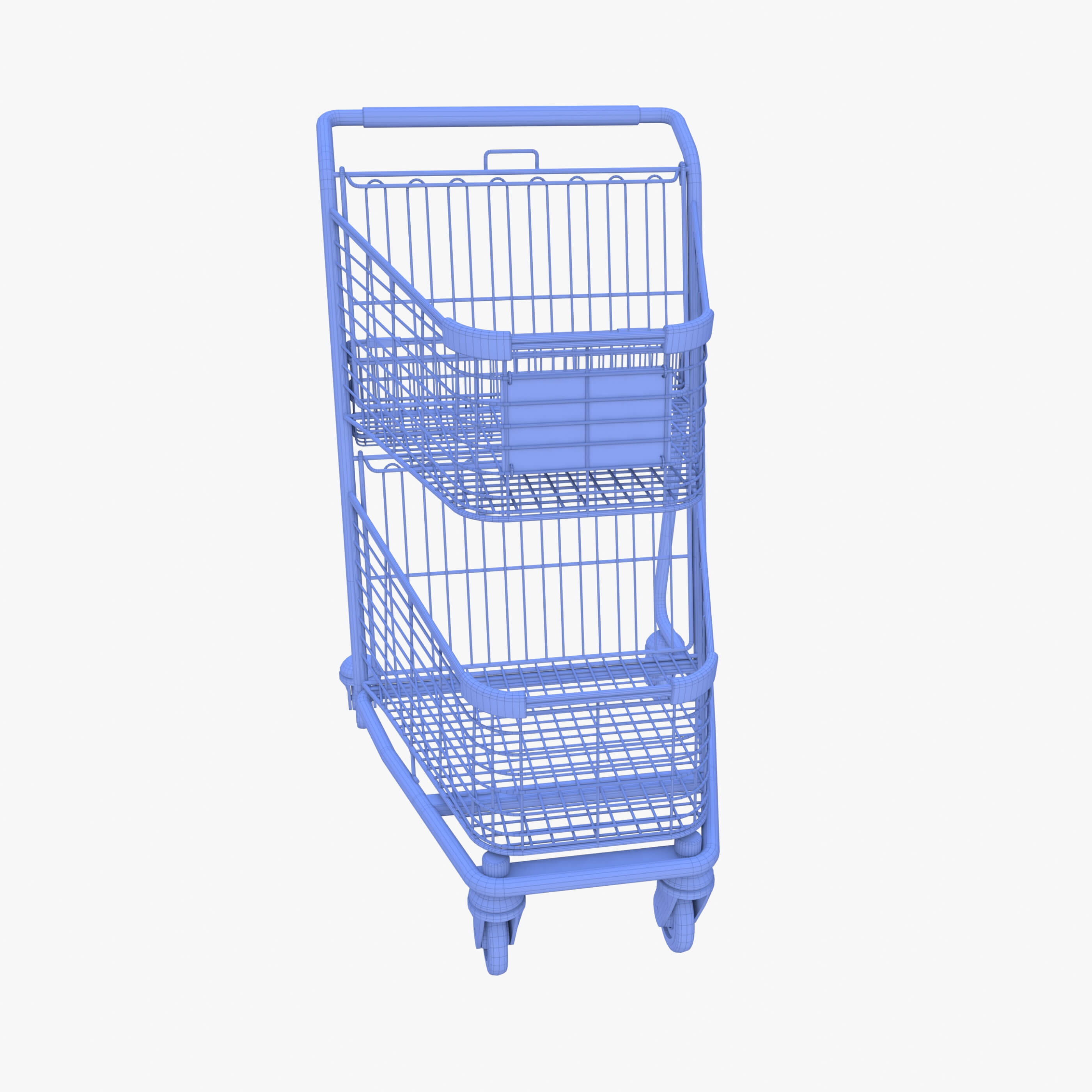 Shopping Cart V3 - 3D Model by dragosburian