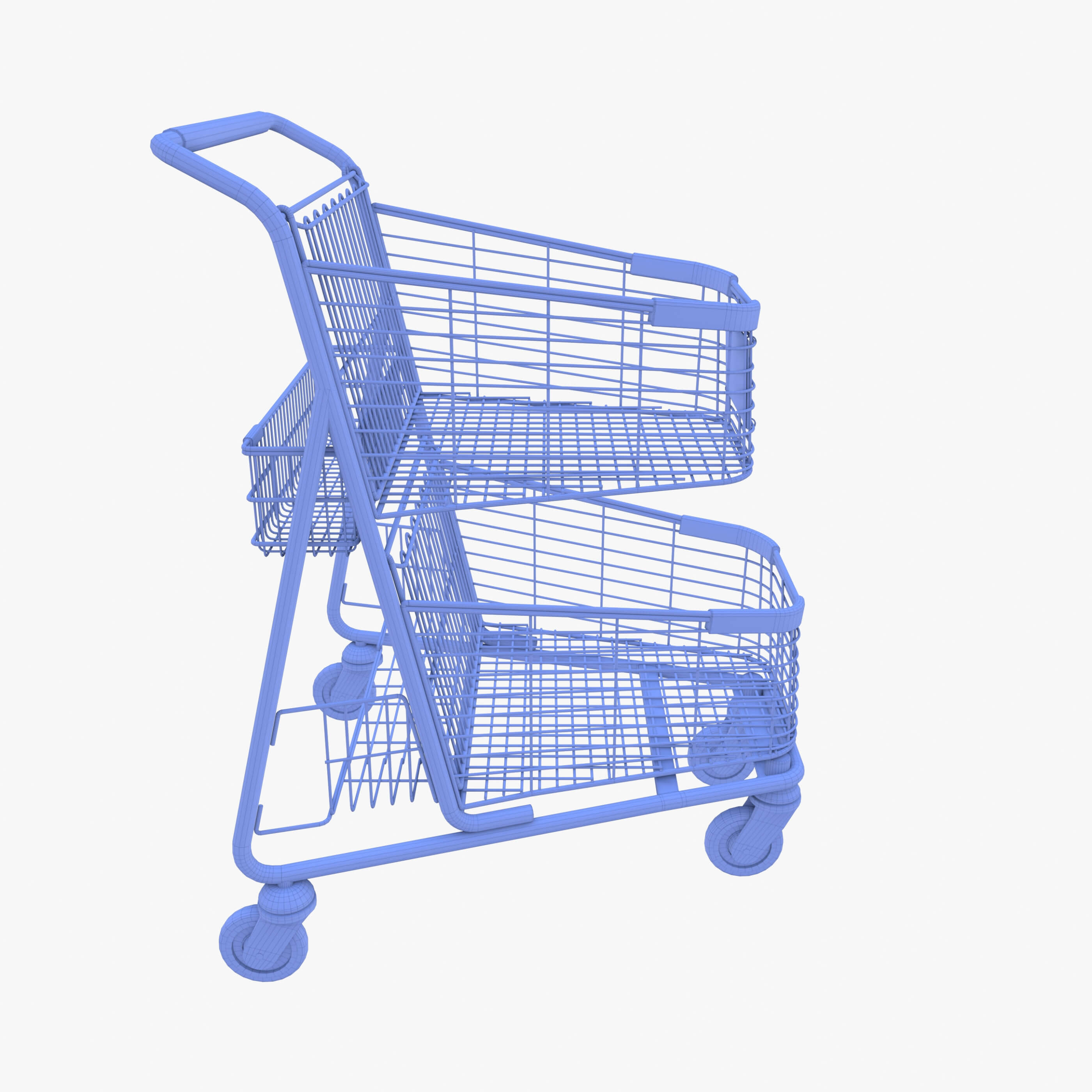 Shopping Cart V4 - 3D Model by dragosburian