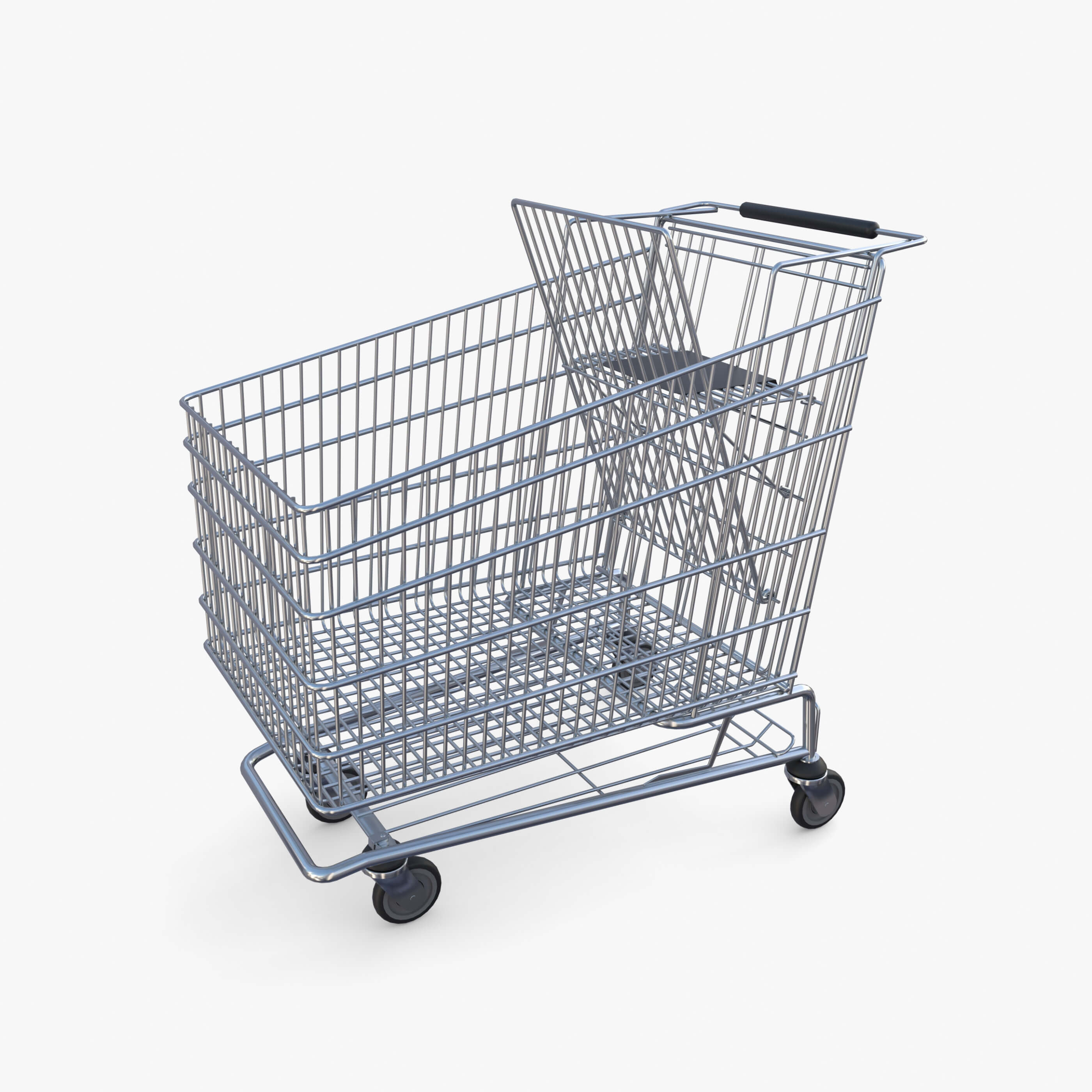 Shopping Cart V5 - 3D Model by dragosburian