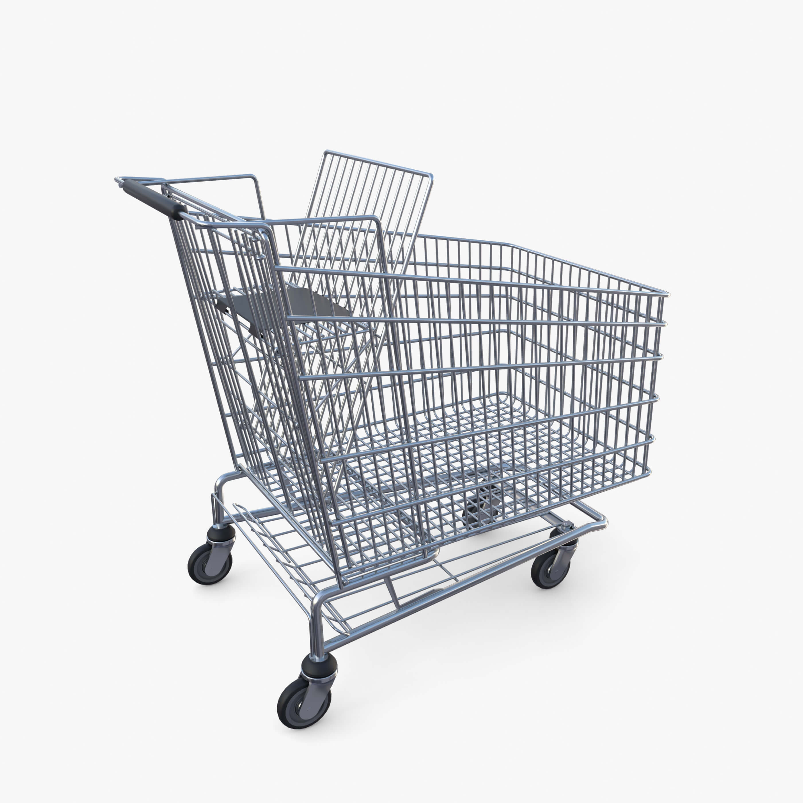 Shopping Cart V5 - 3D Model by dragosburian
