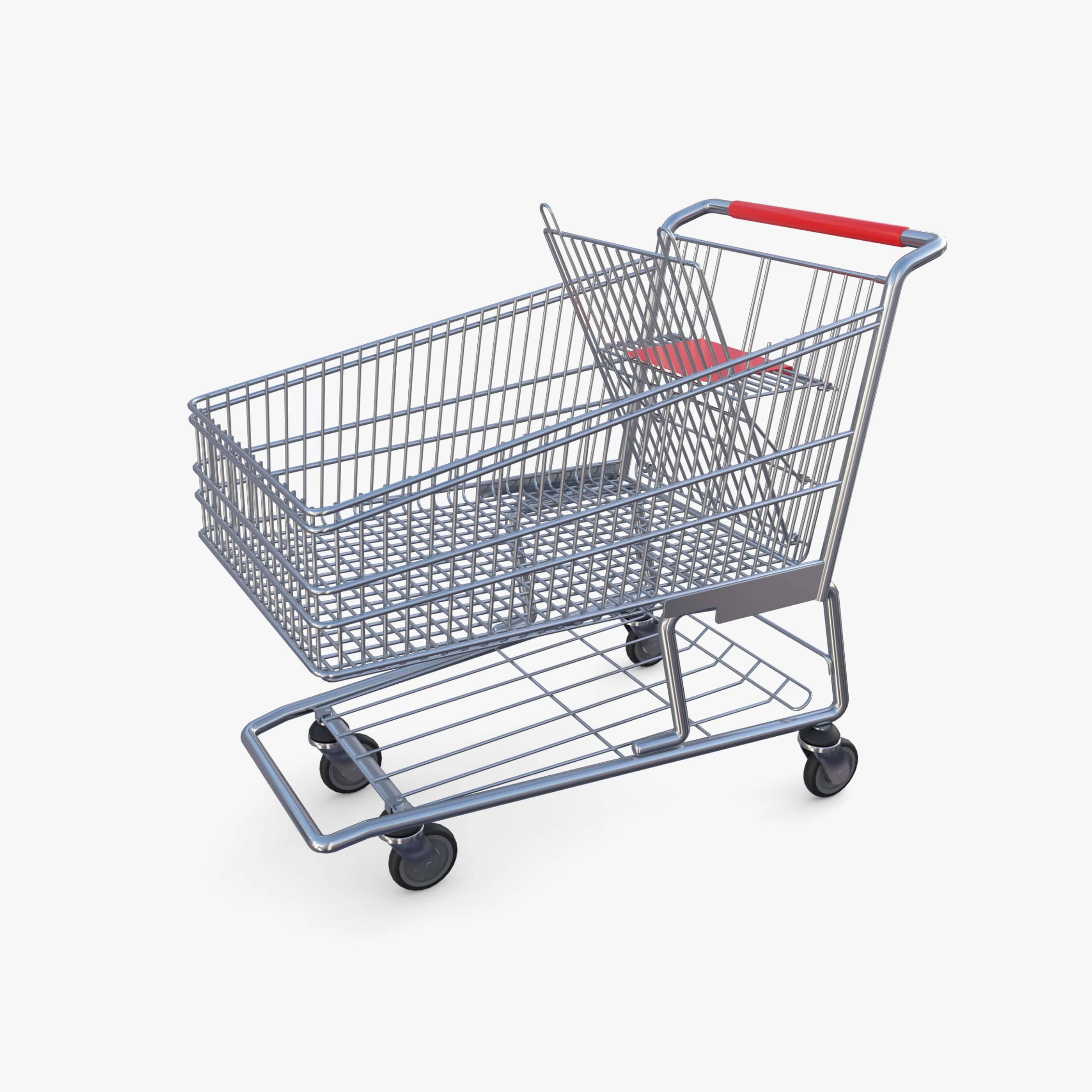 Shopping Cart V7 - 3D Model by dragosburian