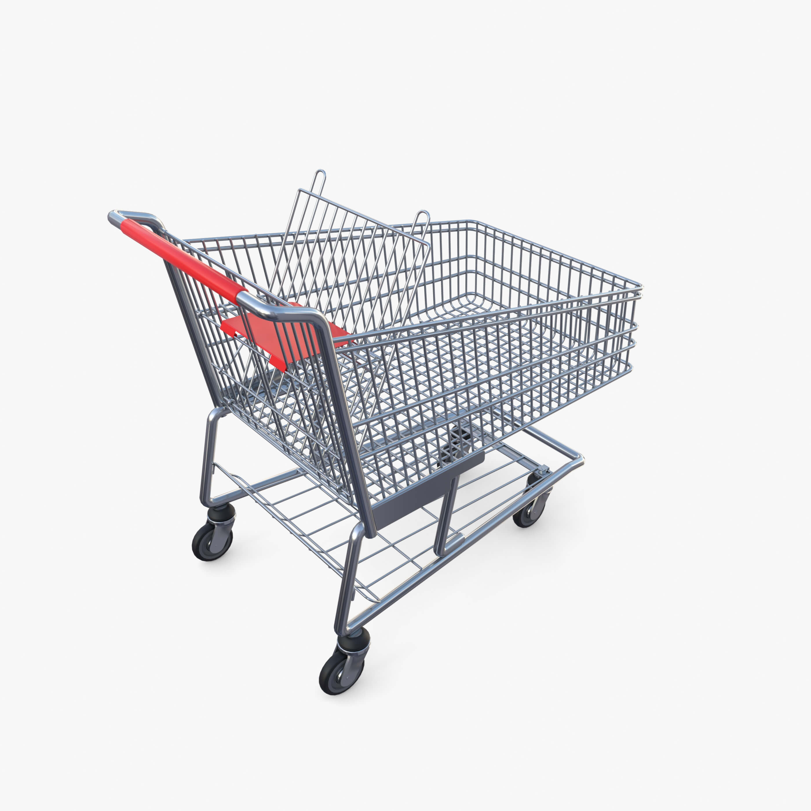 Shopping Cart V7 - 3D Model by dragosburian