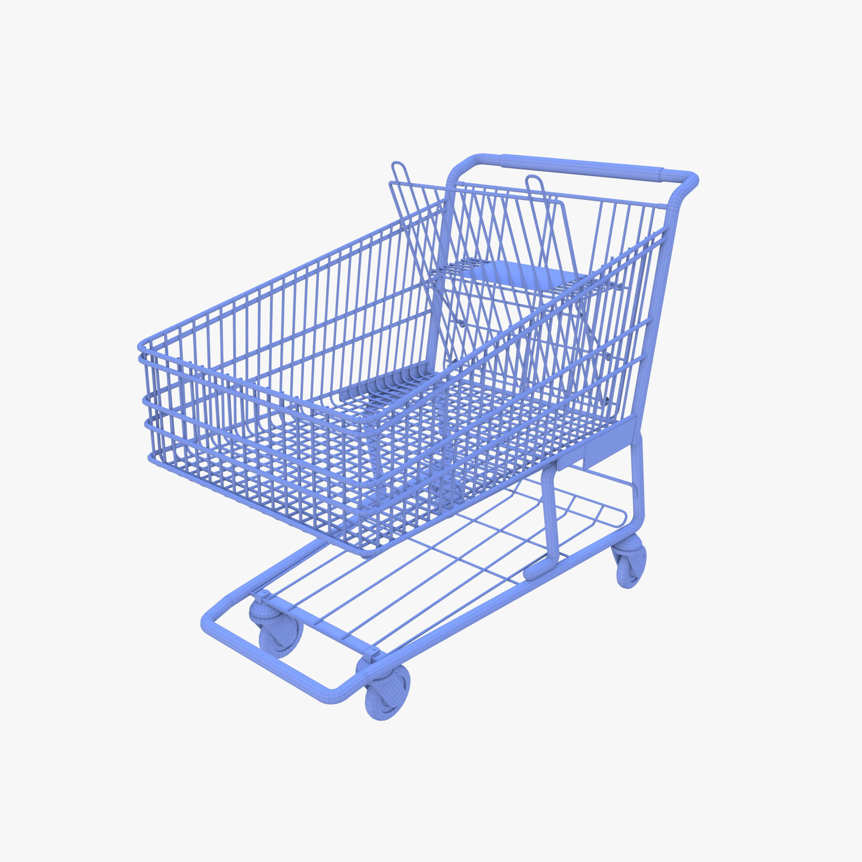 Shopping Cart V7 - 3D Model by dragosburian
