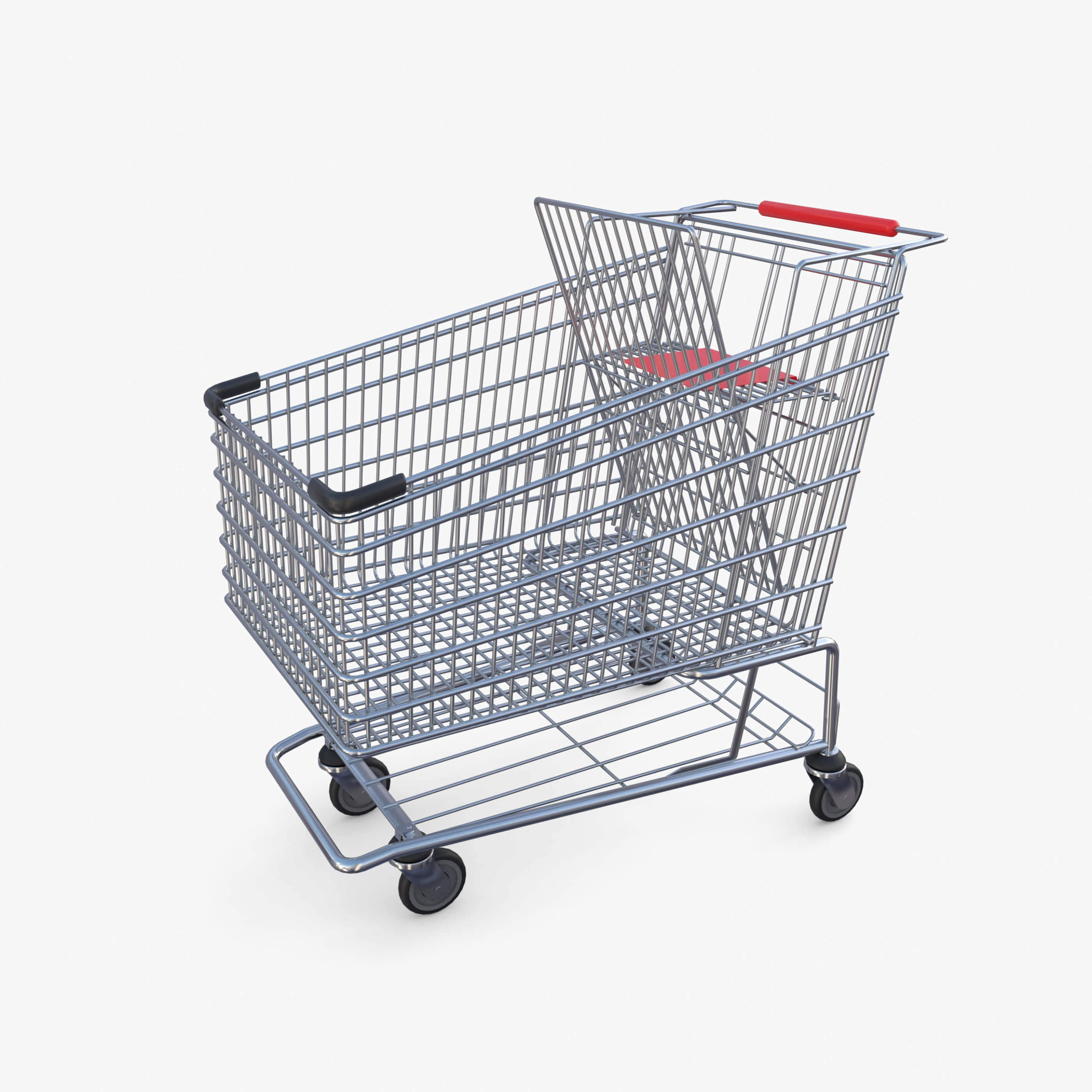 Shopping Cart V8 - 3D Model by dragosburian