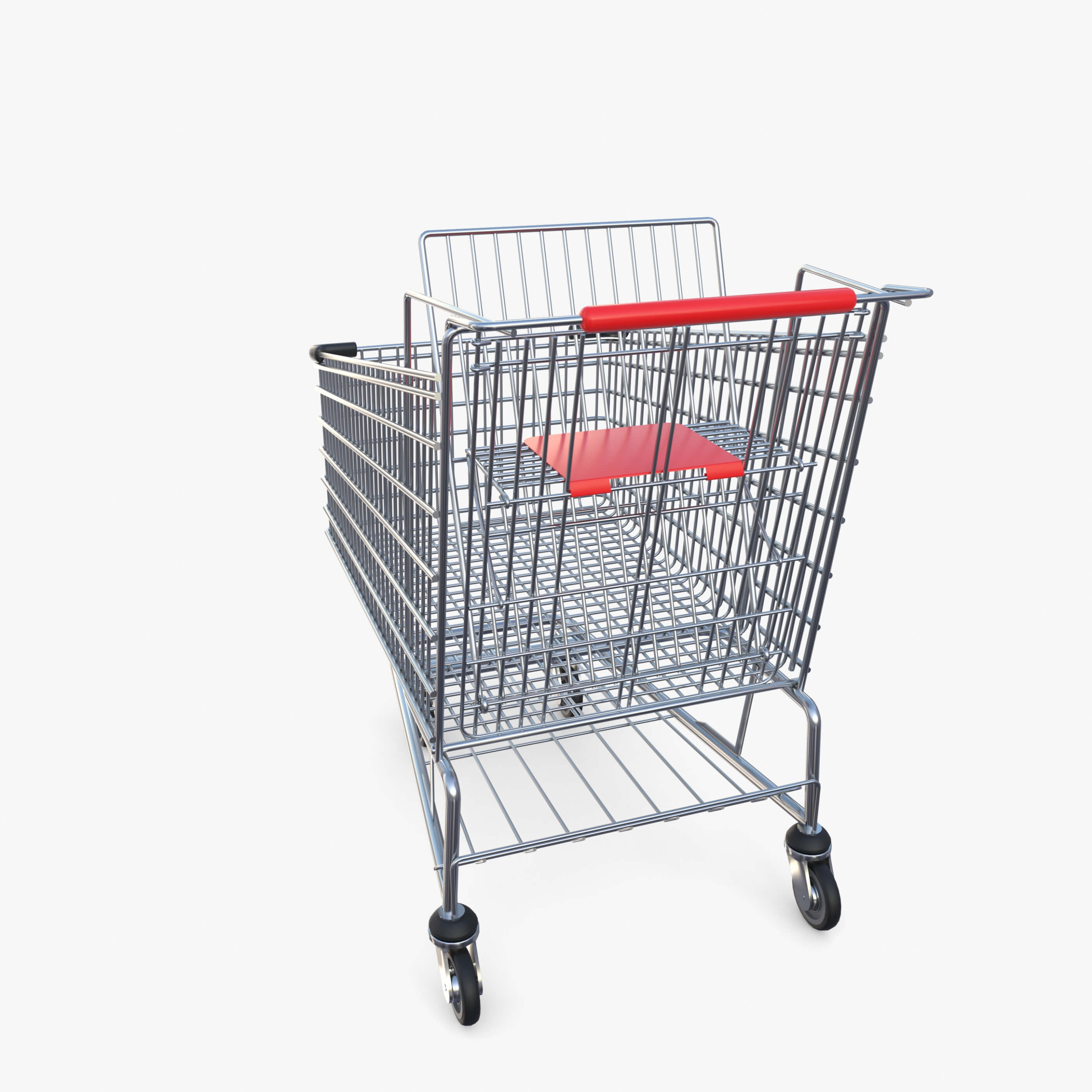 Shopping Cart V8 - 3D Model by dragosburian