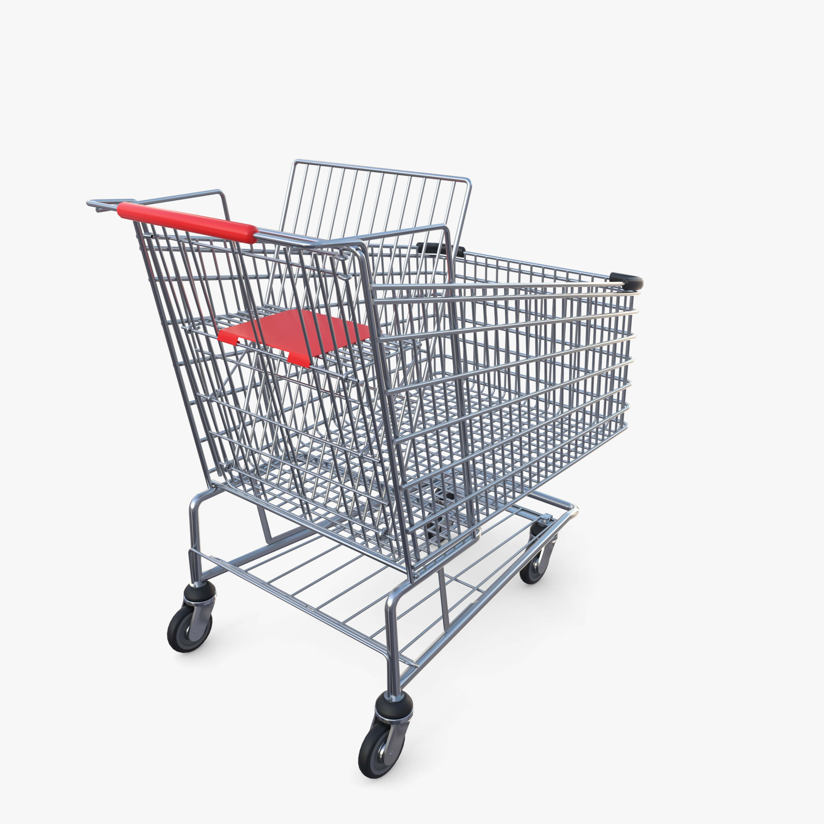 Shopping Cart V8 - 3D Model by dragosburian