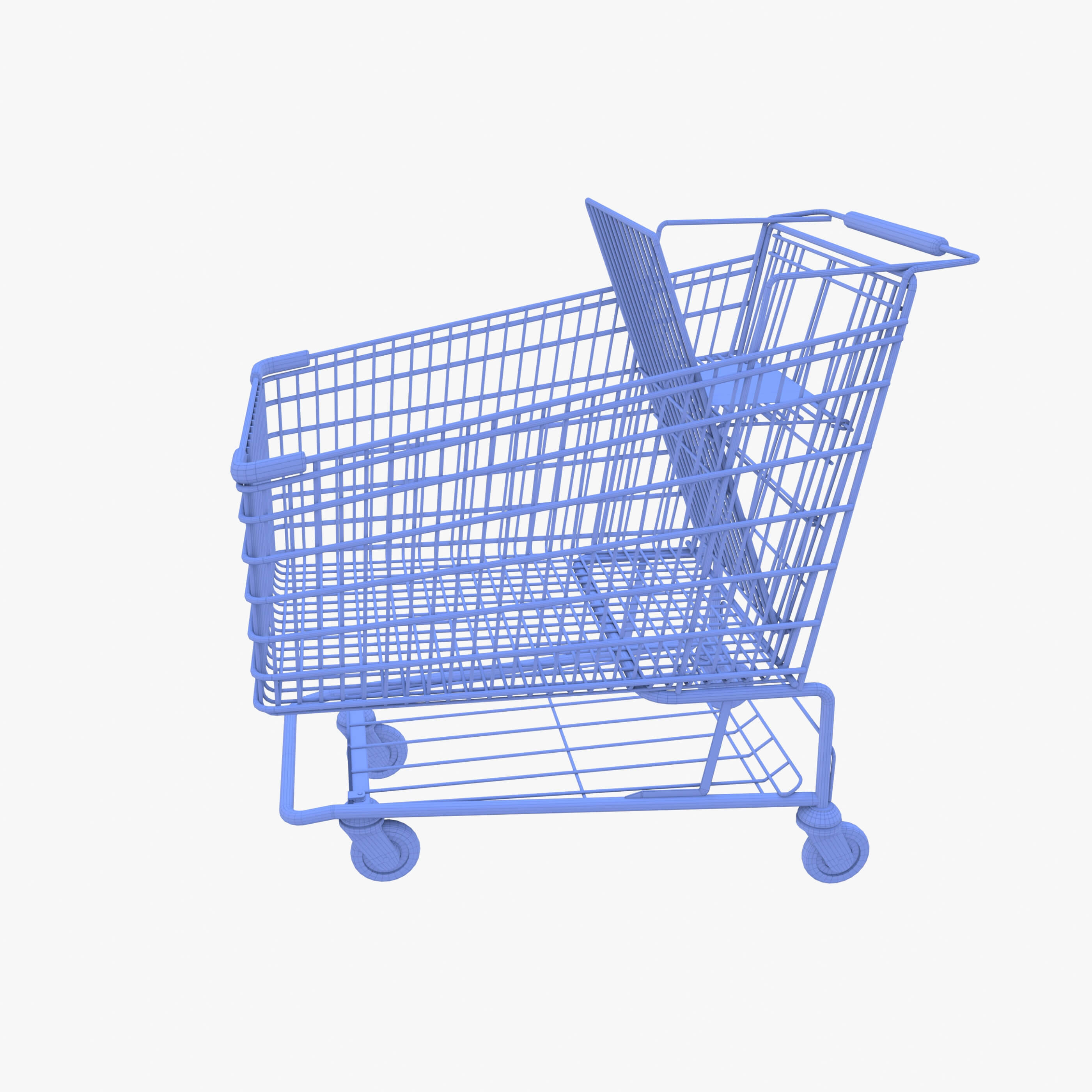 Shopping Cart V8 - 3D Model by dragosburian