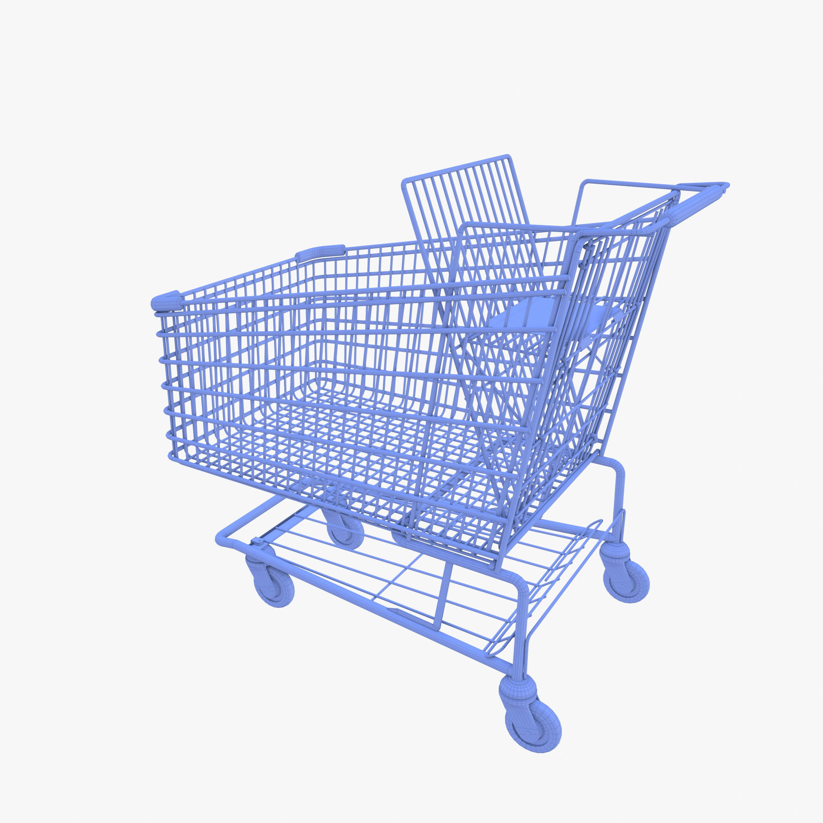 Shopping Cart V8 - 3D Model by dragosburian