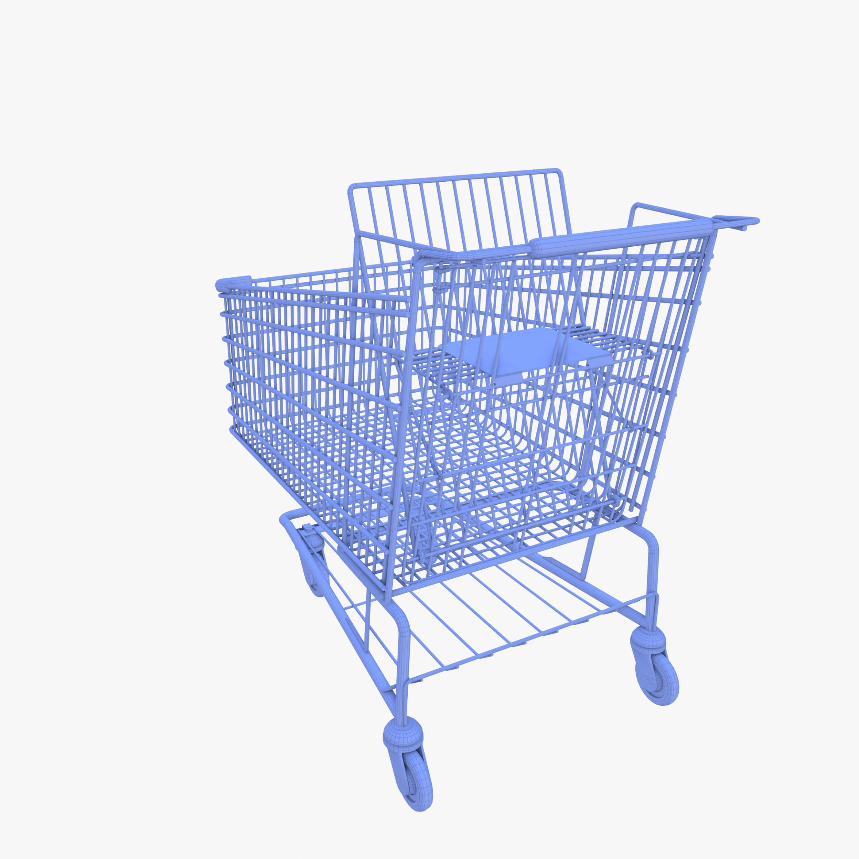 Shopping Cart V8 - 3D Model by dragosburian