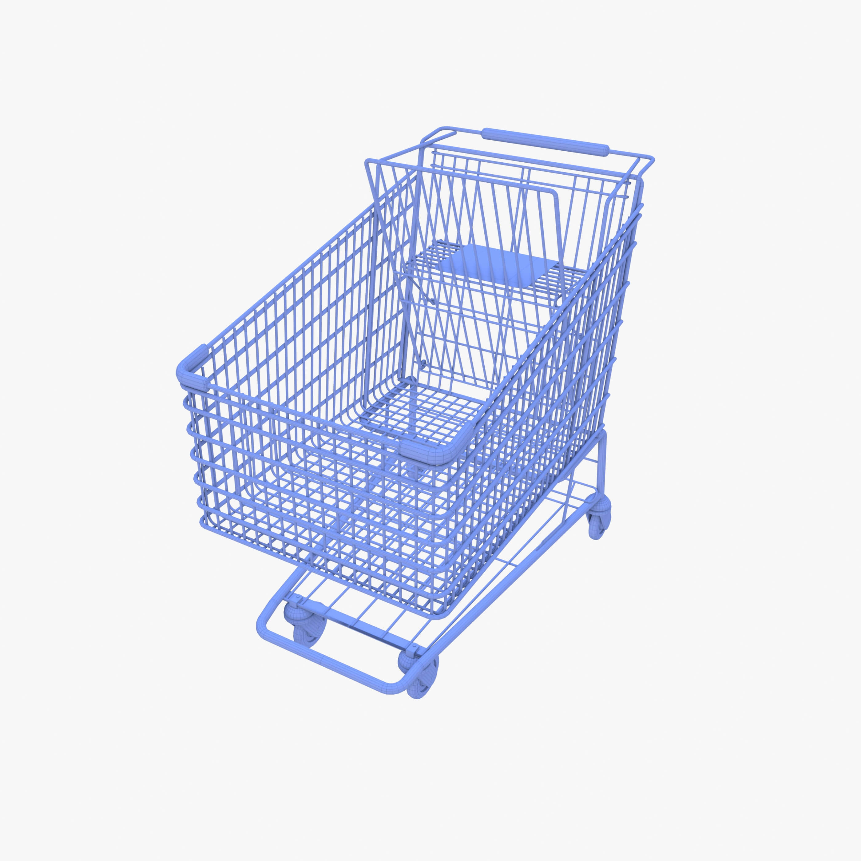 Shopping Cart V8 - 3D Model by dragosburian