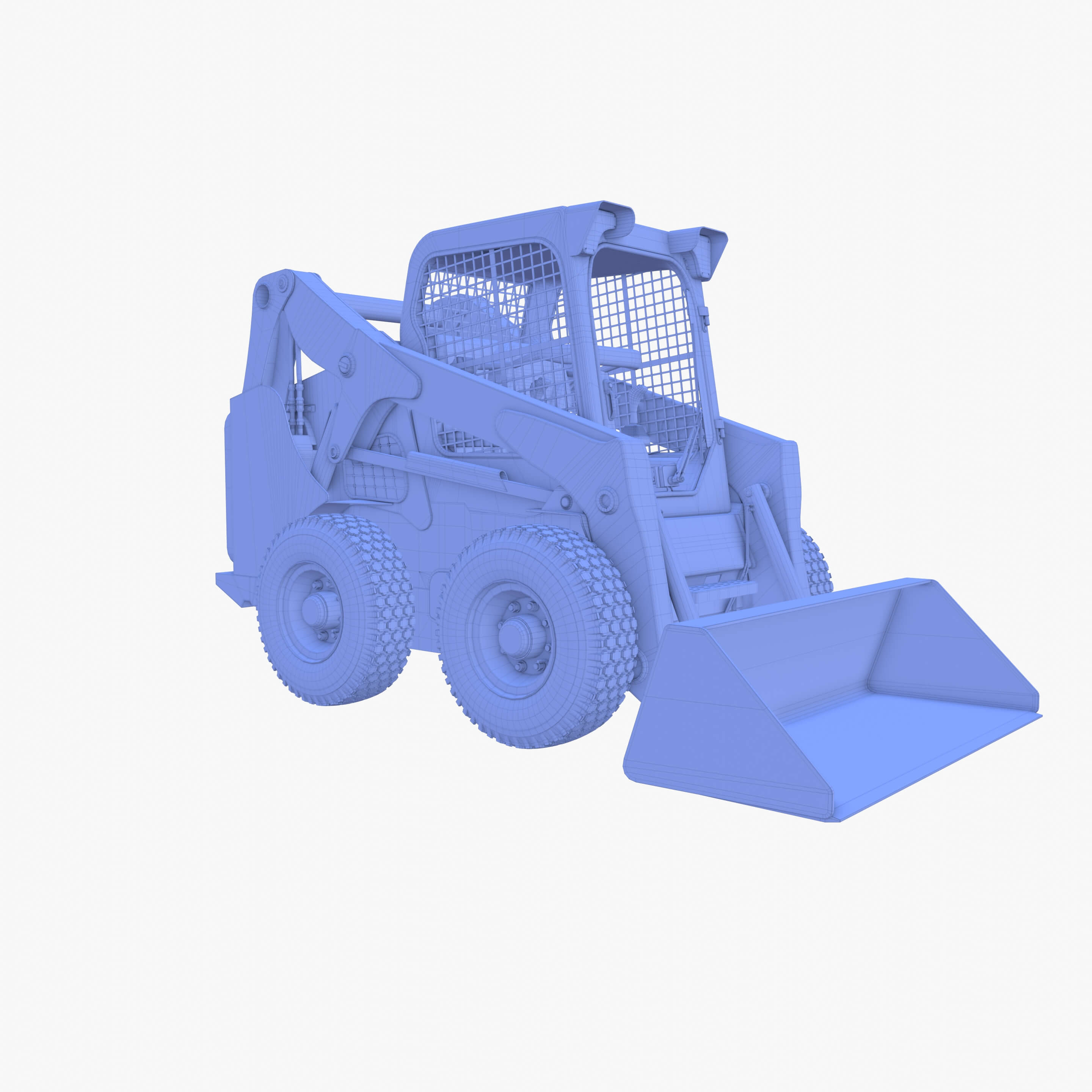 Skid Steer Loader V2 - 3D Model by dragosburian