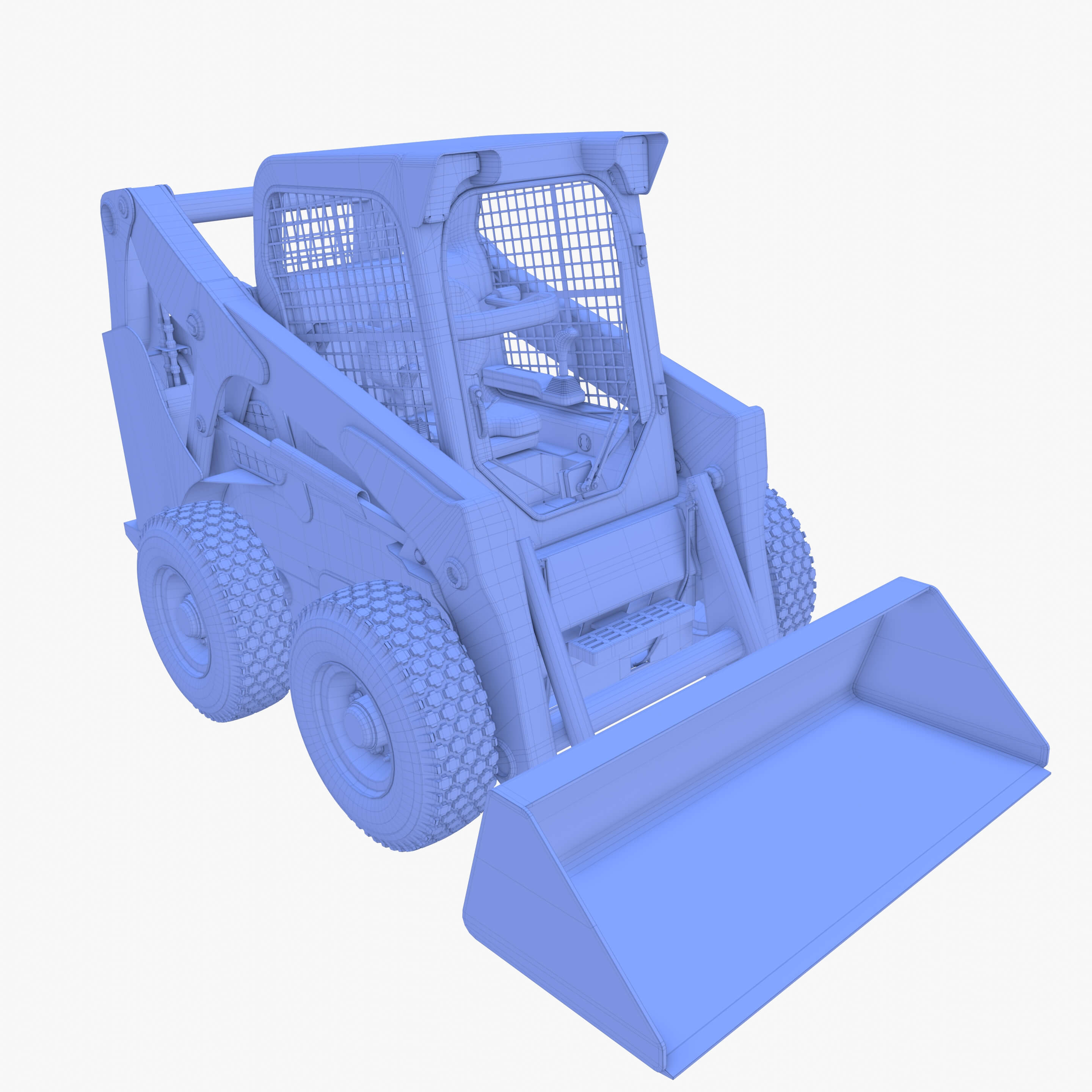 Skid Steer Loader V2 - 3D Model by dragosburian