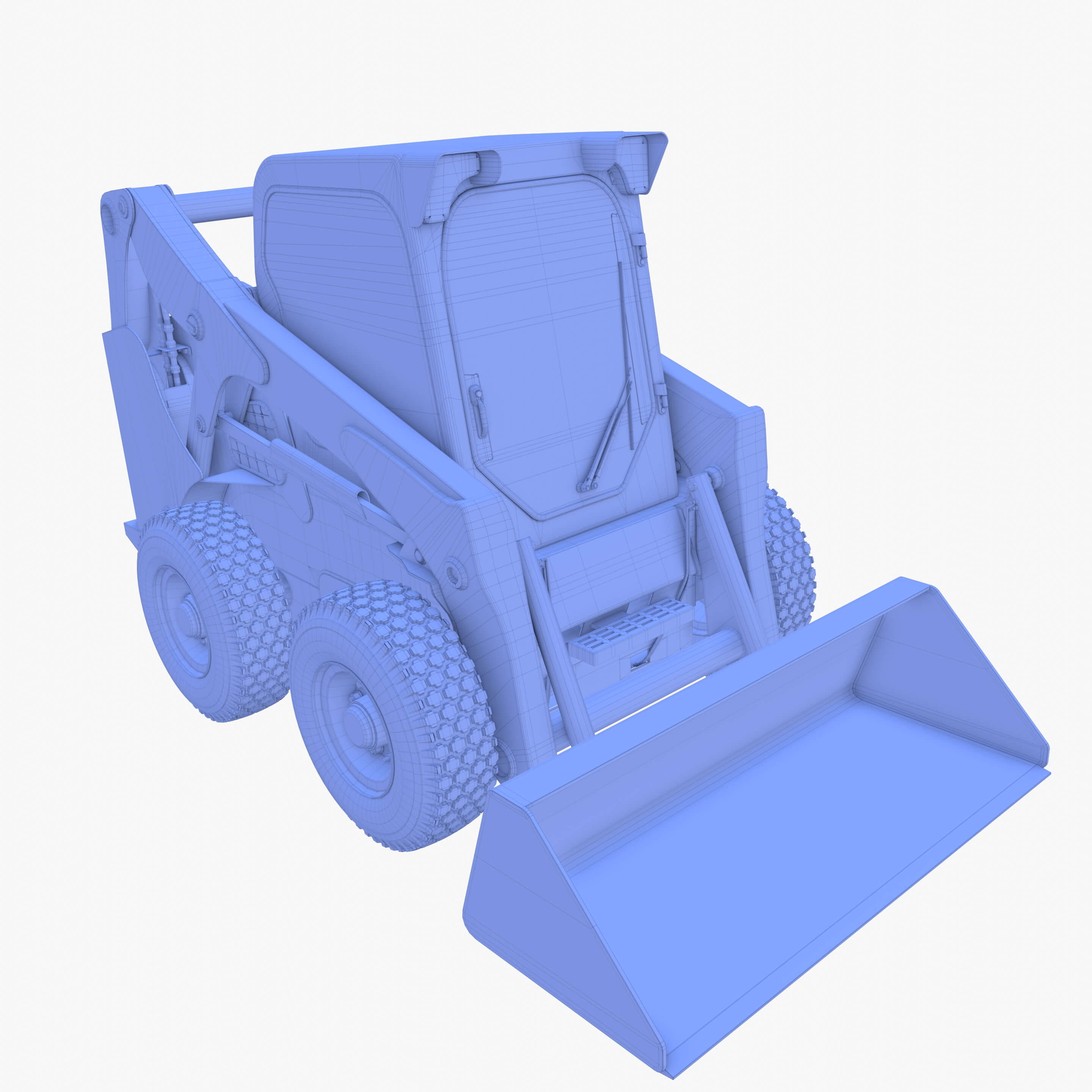 Skid Steer Loader V4 - 3D Model by dragosburian