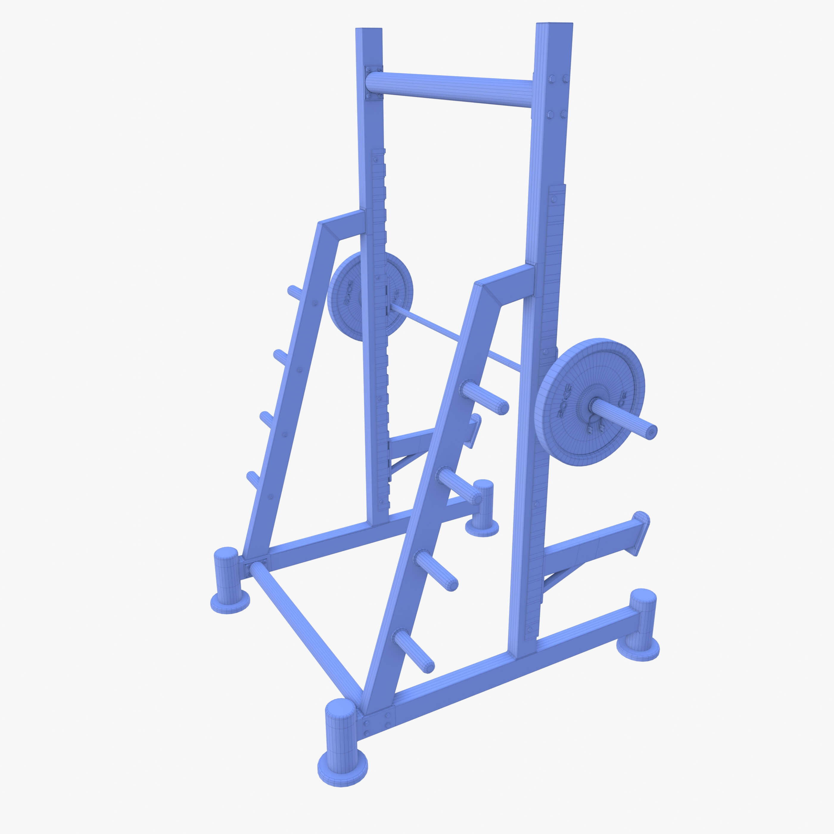 Squat Rack - 3D Model by dragosburian