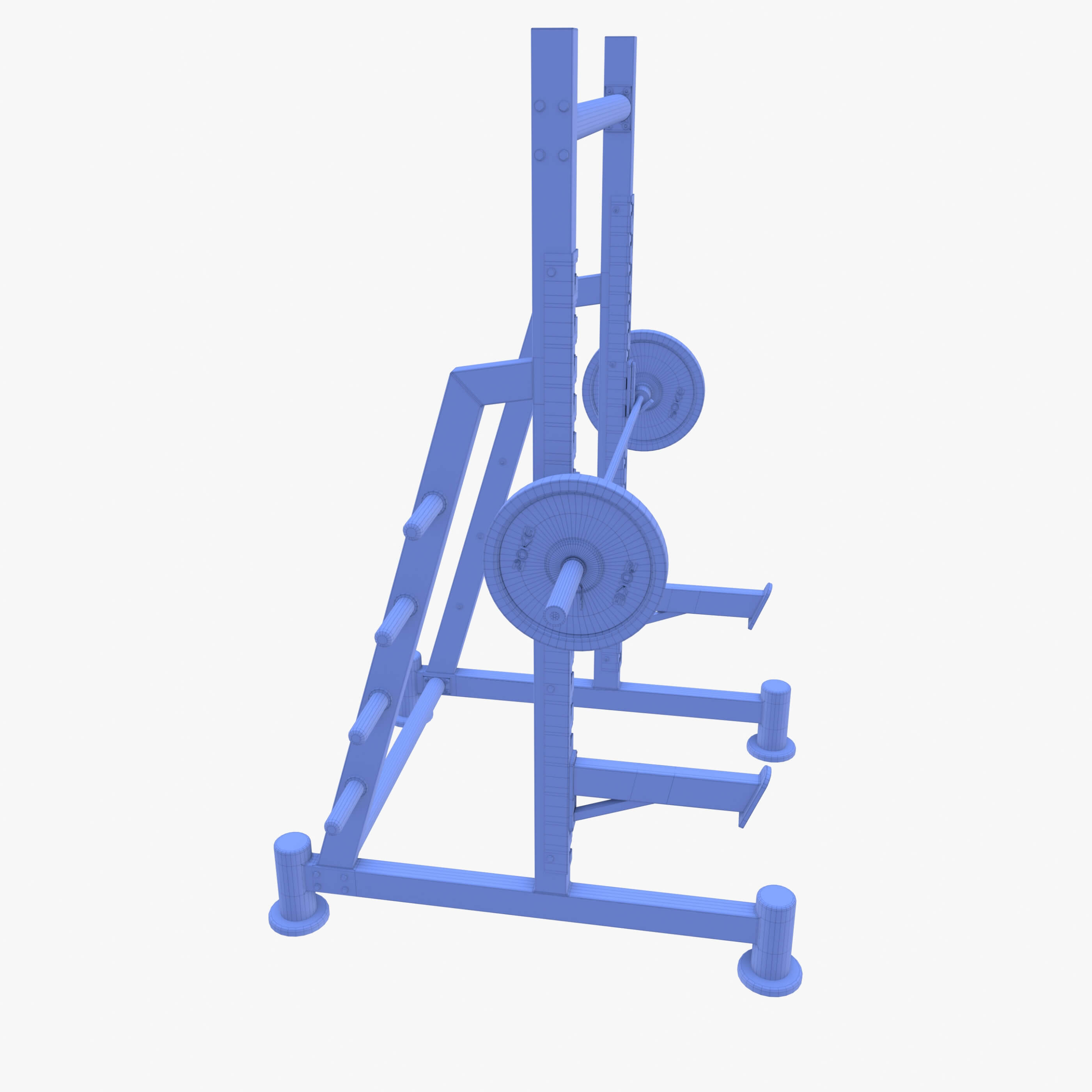 Squat Rack - 3D Model by dragosburian
