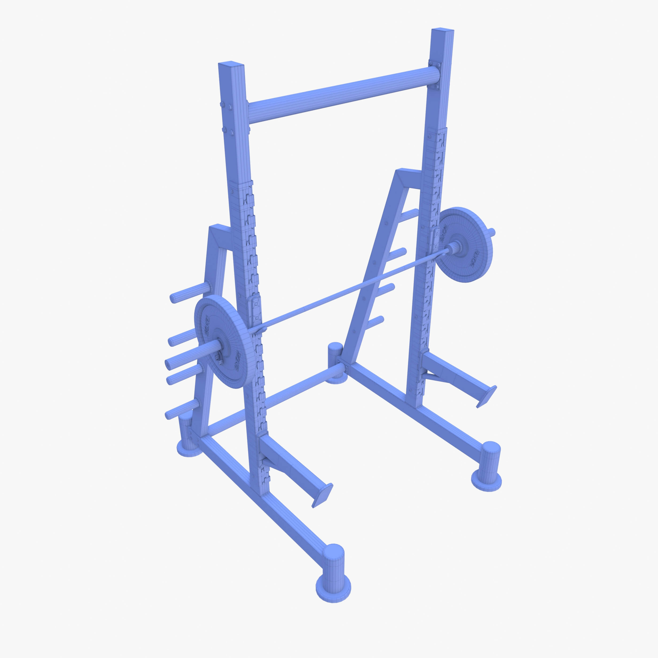Squat Rack - 3D Model by dragosburian