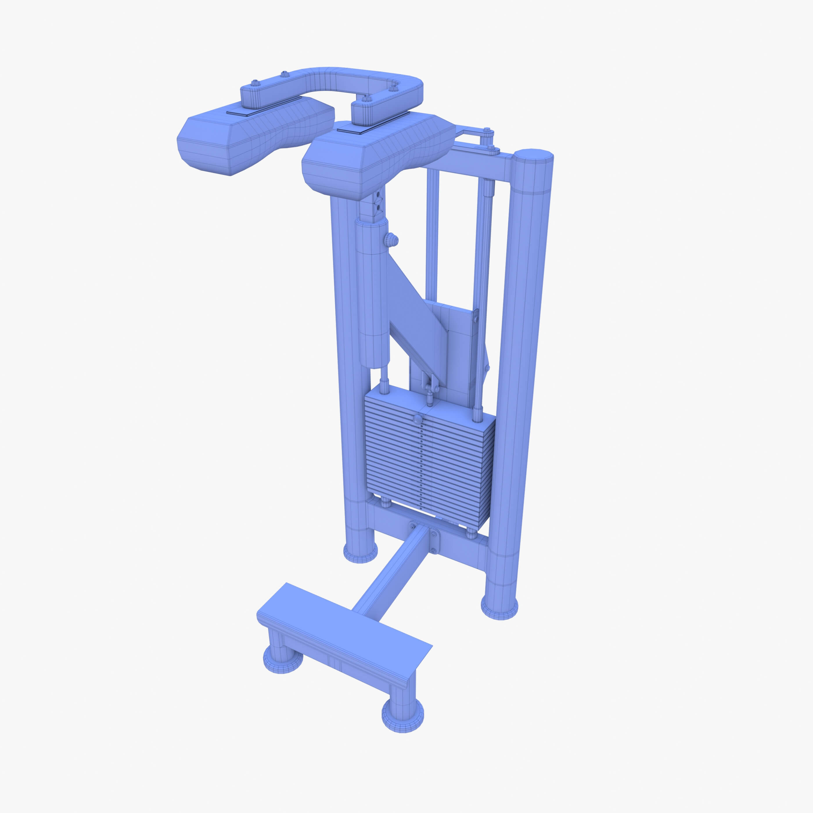 Standing Calf Machine - 3D Model by dragosburian