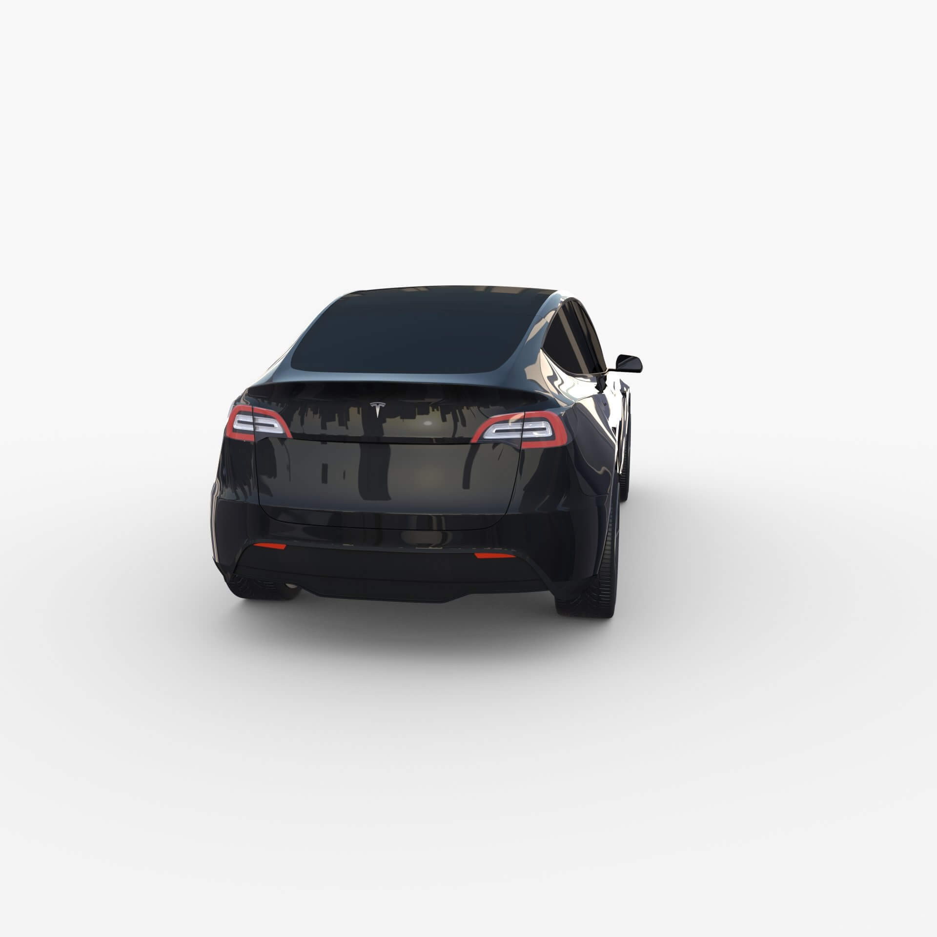 Tesla Model Y Black with Interior by dragosburian