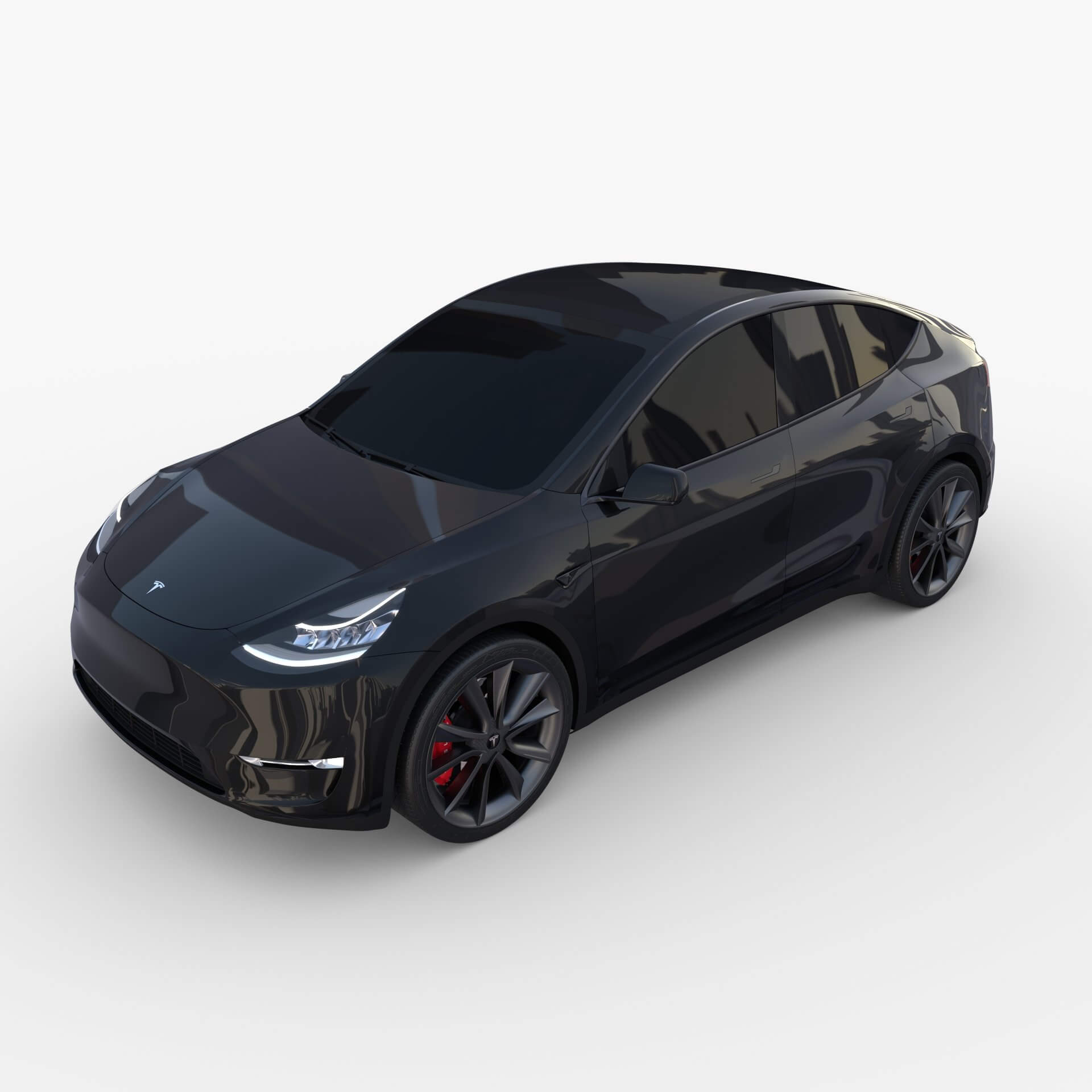 Tesla Model Y Black by dragosburian
