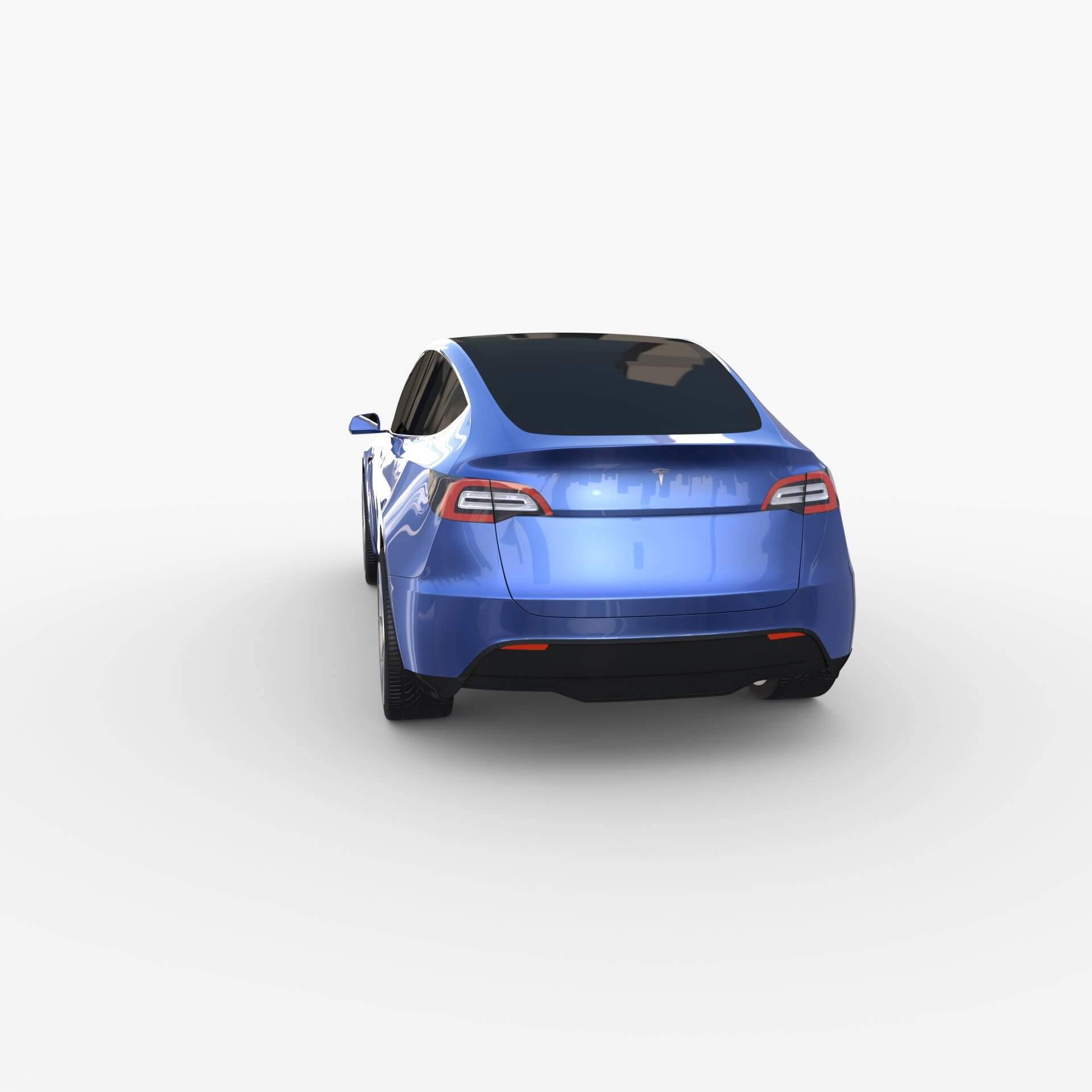 Tesla Model Y Blue by dragosburian