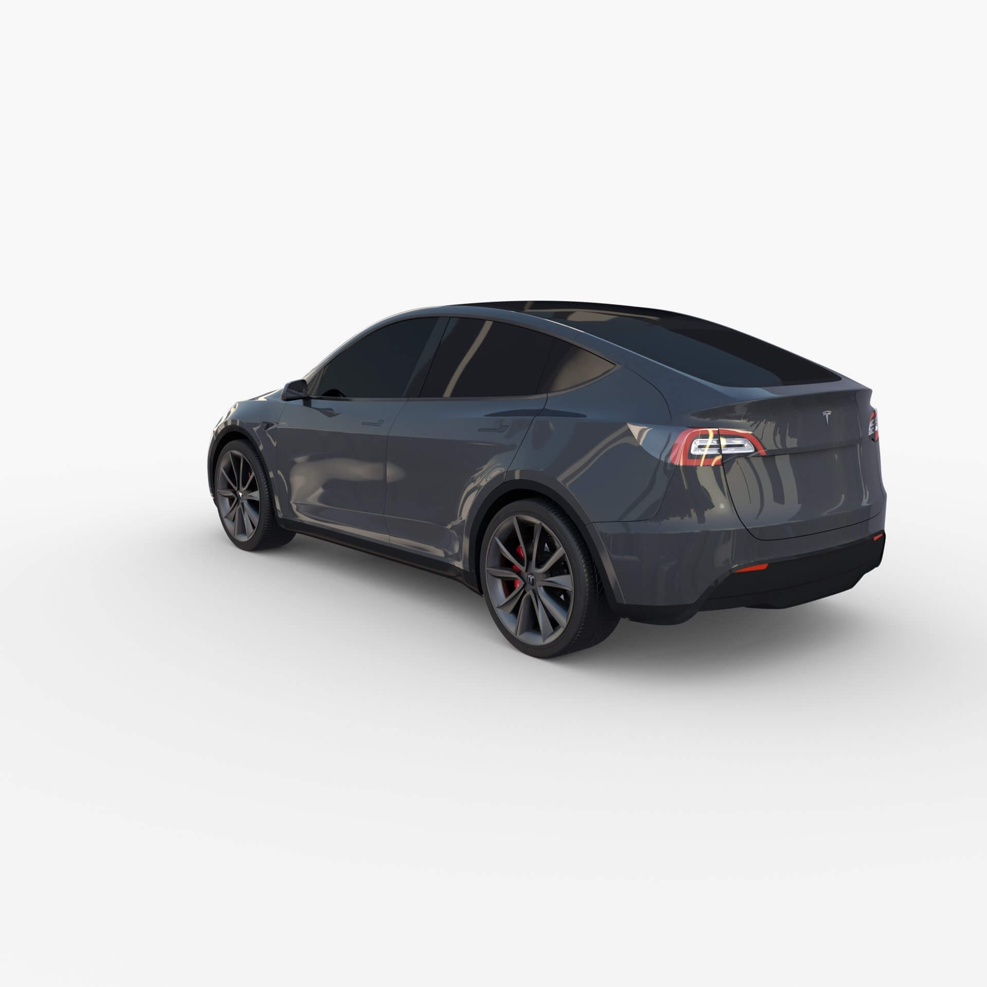 Tesla Model Y Midnight Silver by dragosburian