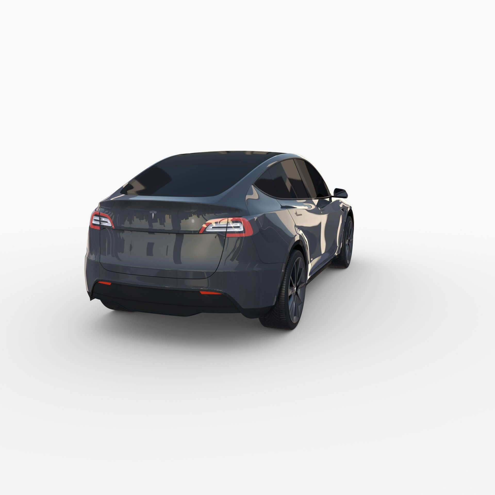 Tesla Model Y Midnight Silver by dragosburian