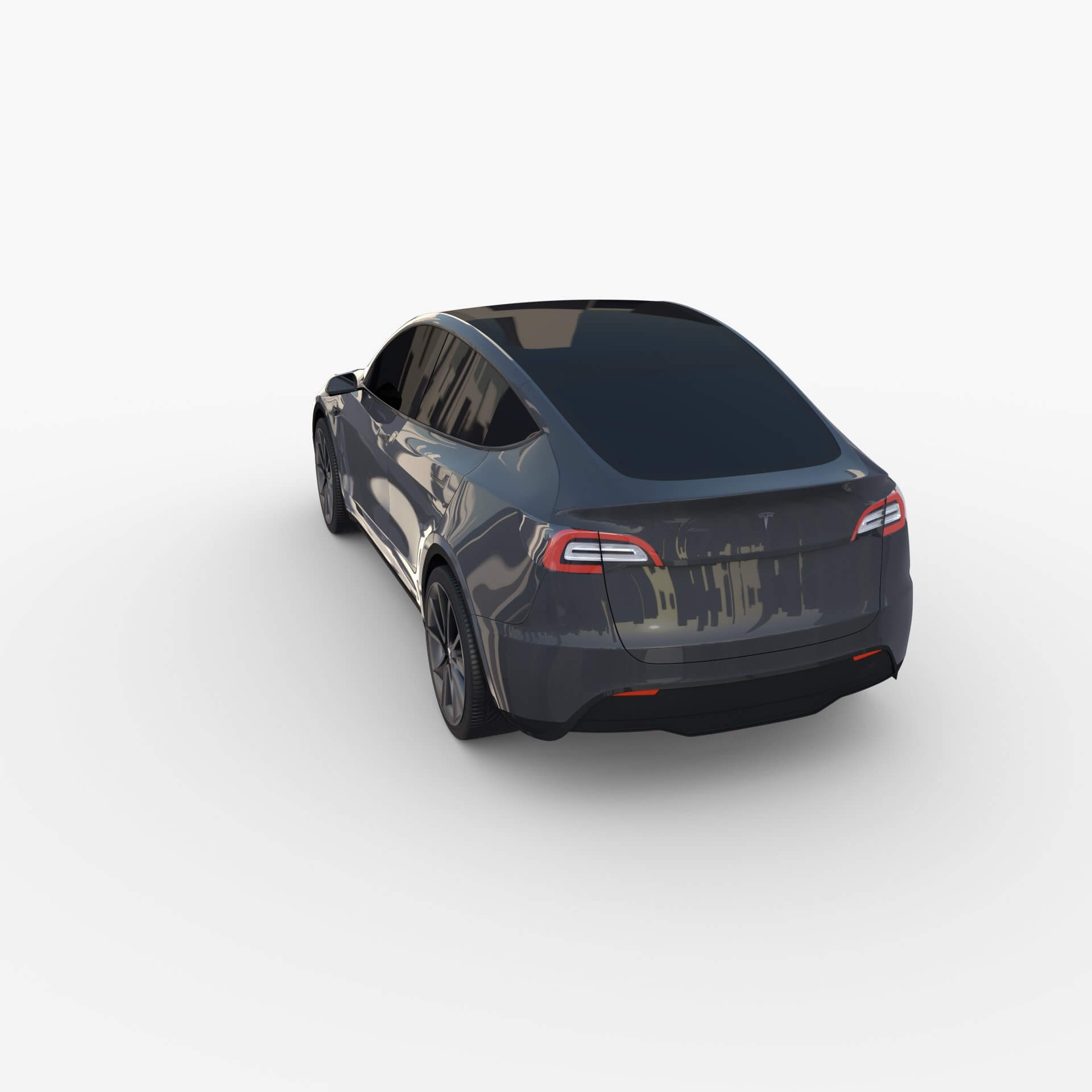 Tesla Model Y Midnight Silver by dragosburian