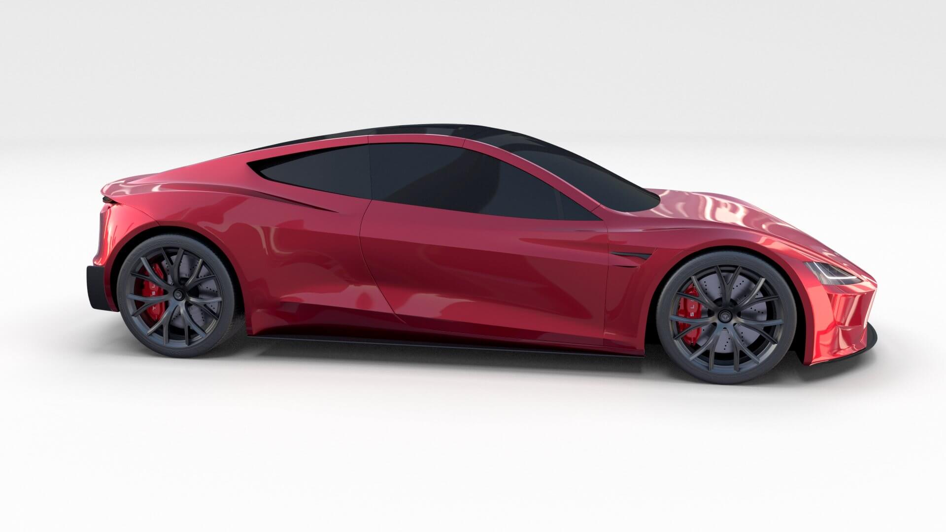 Tesla Roadster 2020 - 3D Model by dragosburian