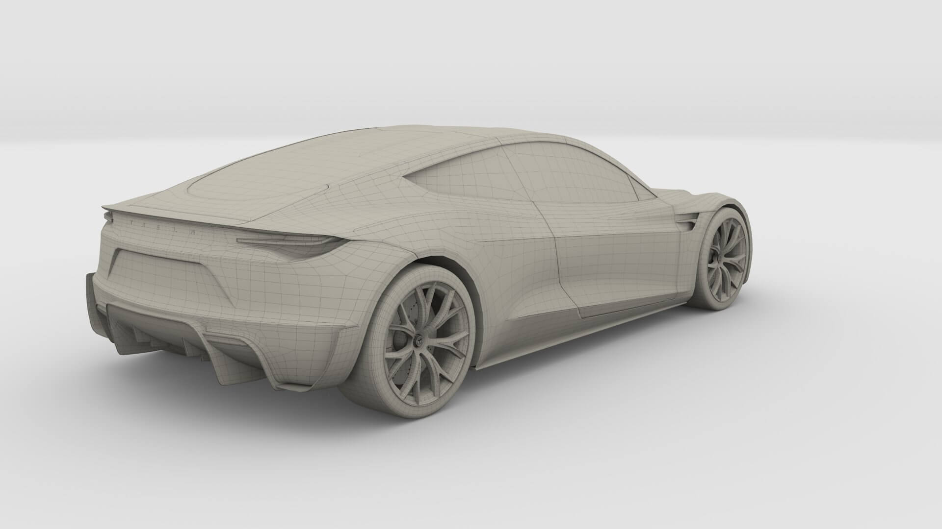 Tesla Roadster 2020 - 3D Model by dragosburian