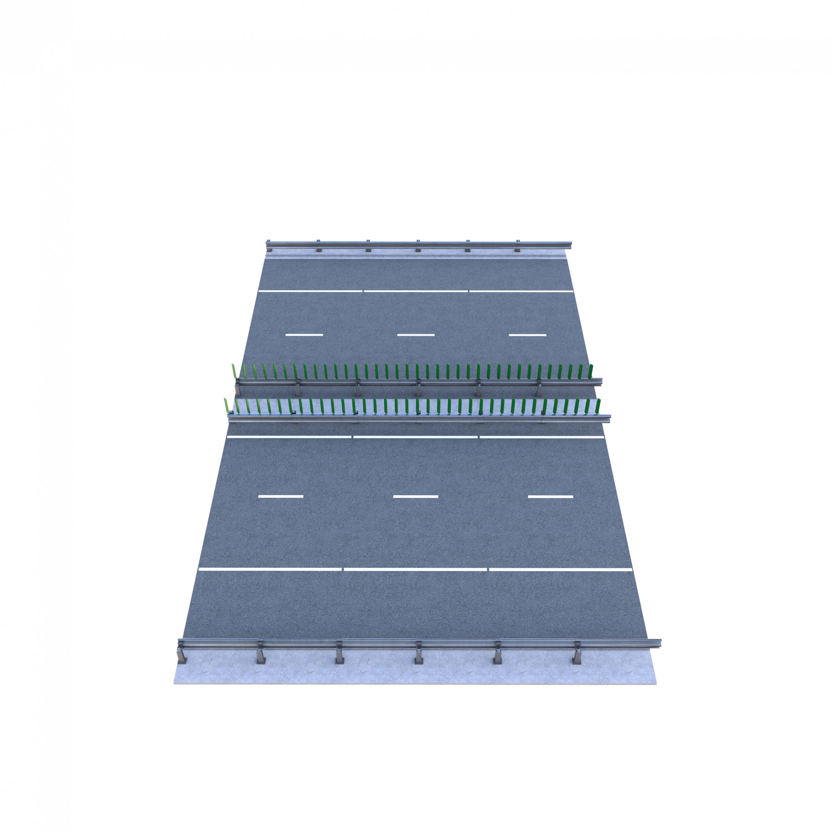 Tileable Freeway V1 - 3D Model by dragosburian