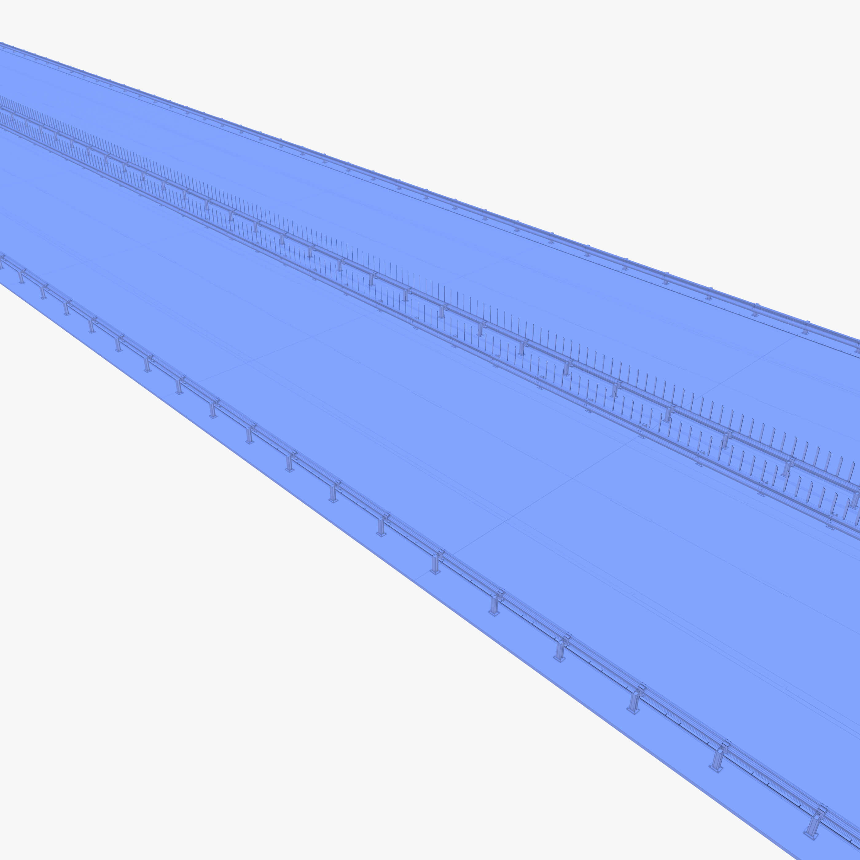 Tileable Freeway V1 - 3D Model by dragosburian